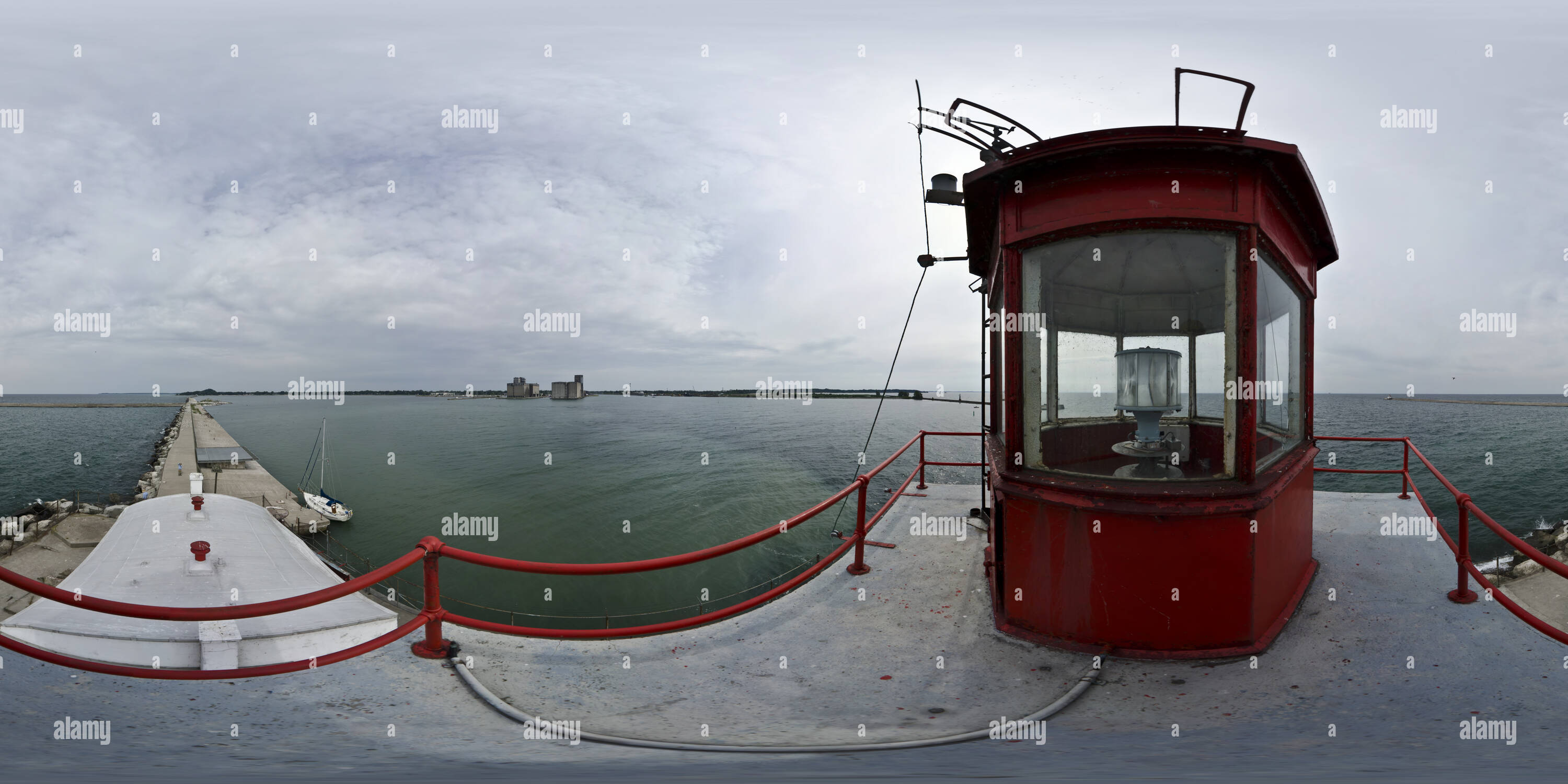 360° view of Inner Lighthouse Port Colborne - Alamy