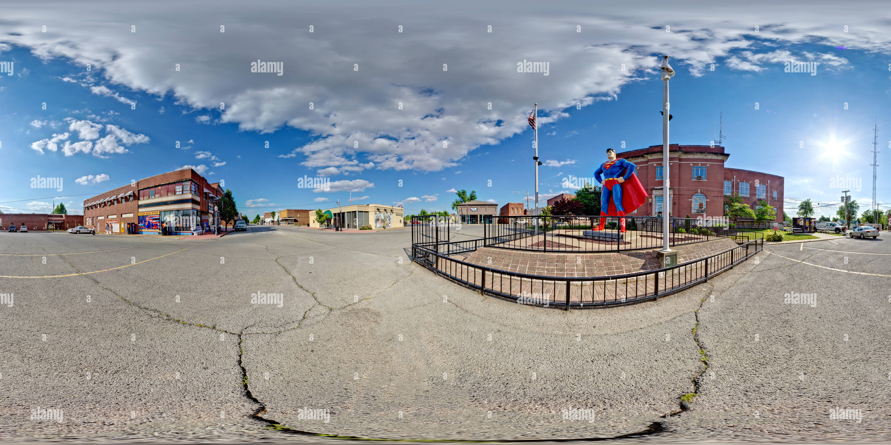 360° view of Superman In Metropolis - Alamy