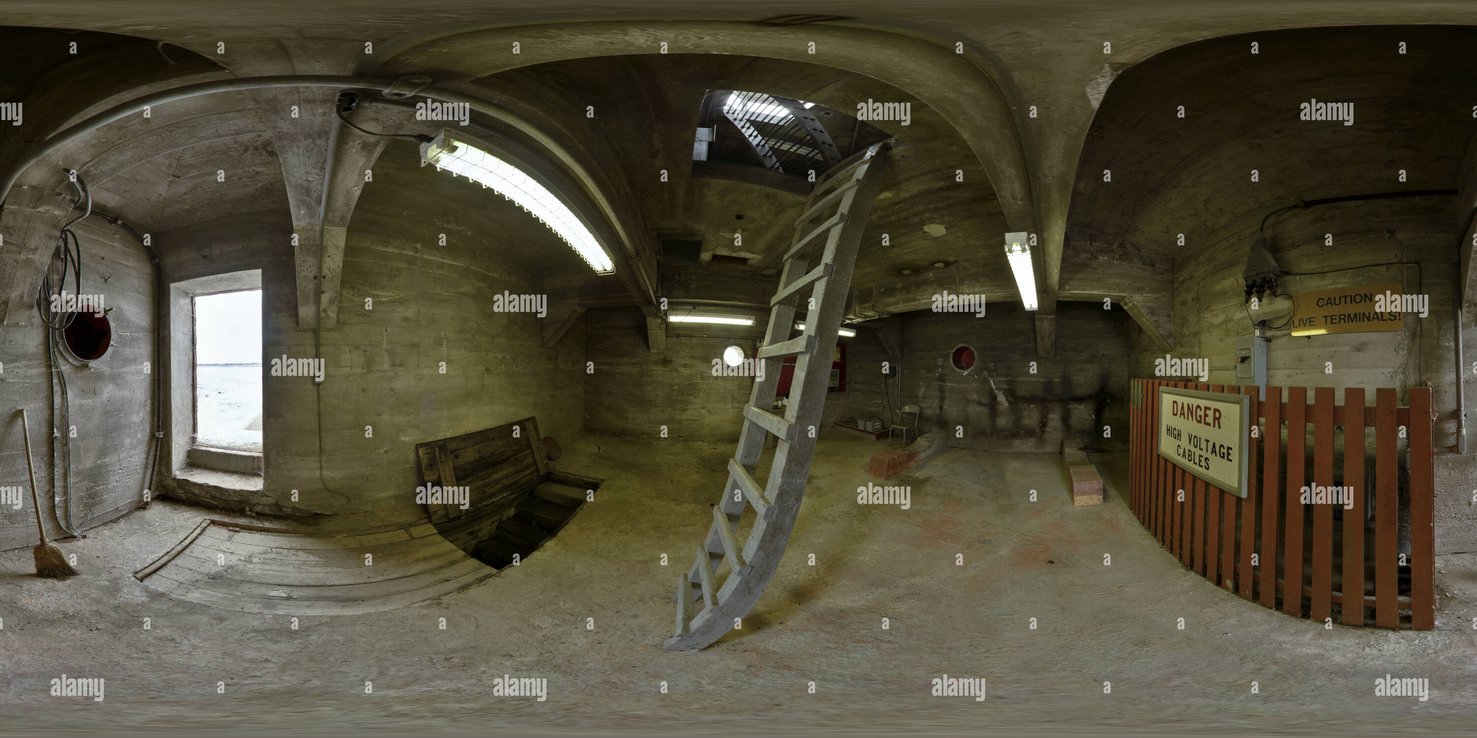 360° view of Outer Lighthouse - Interior - Alamy