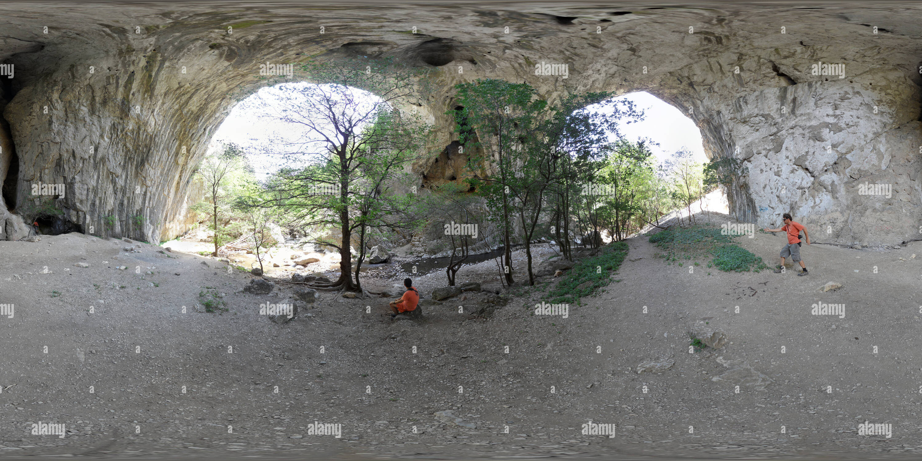 360° view of Stone gate at Vratna - Alamy