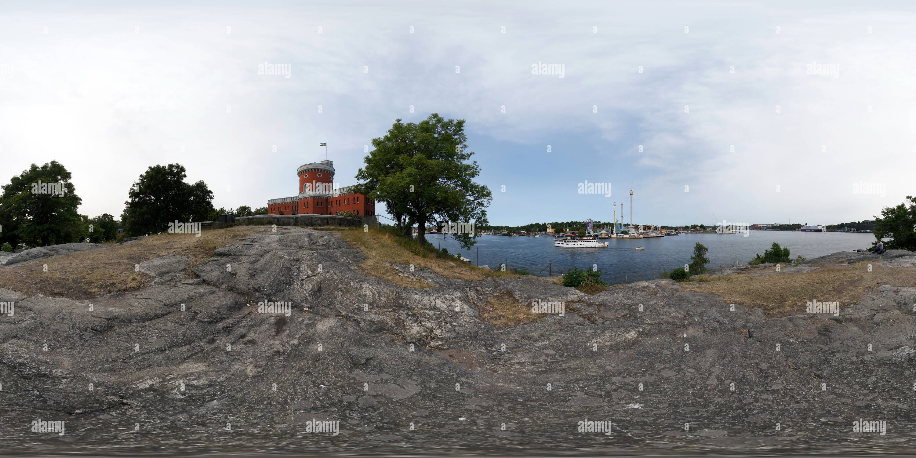 360° view of Sweden Stockholm Kastellholmen Kastellet - Alamy