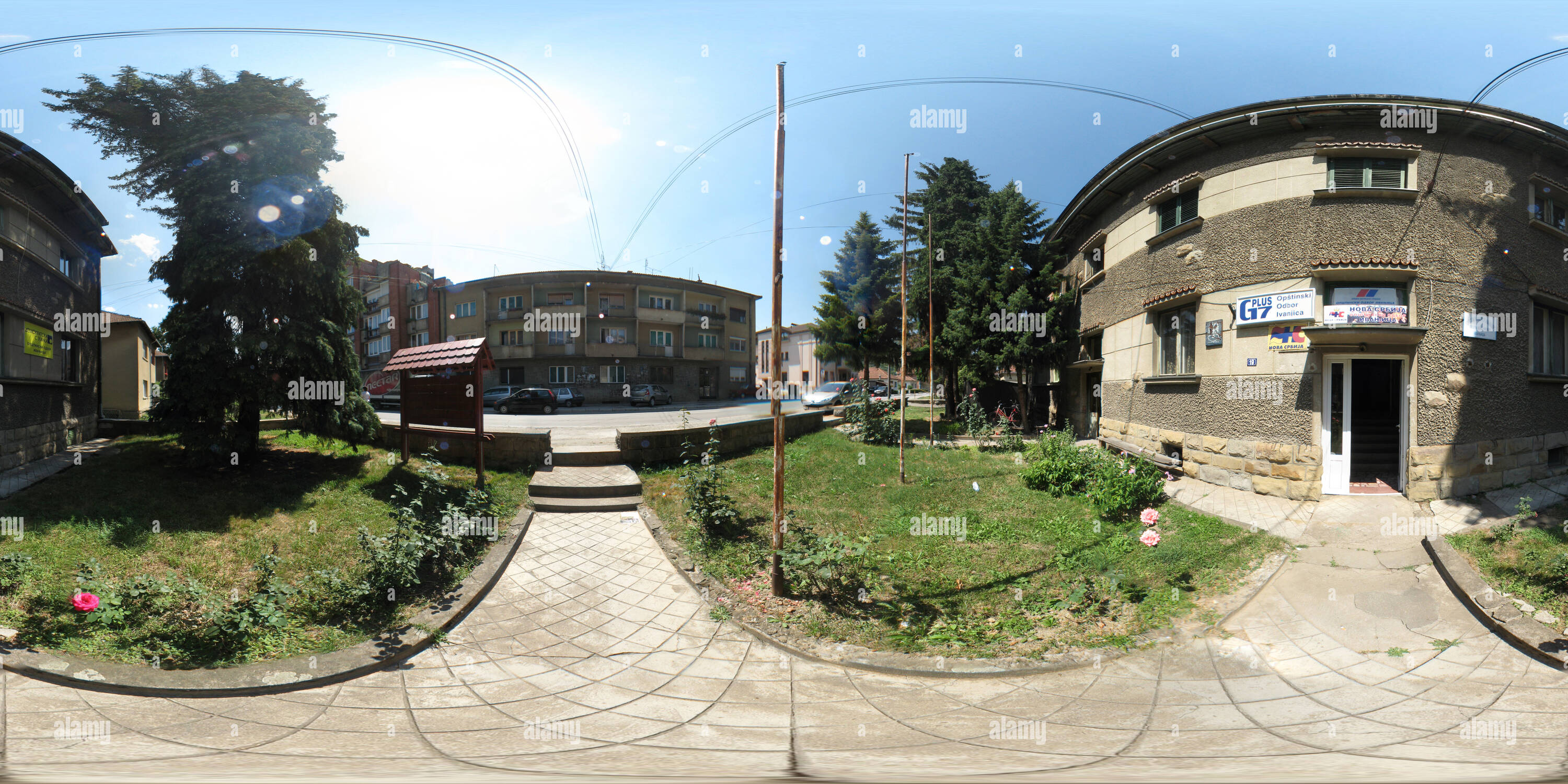 360° view of Ivanjica - Political Parties' Headquarters - Alamy