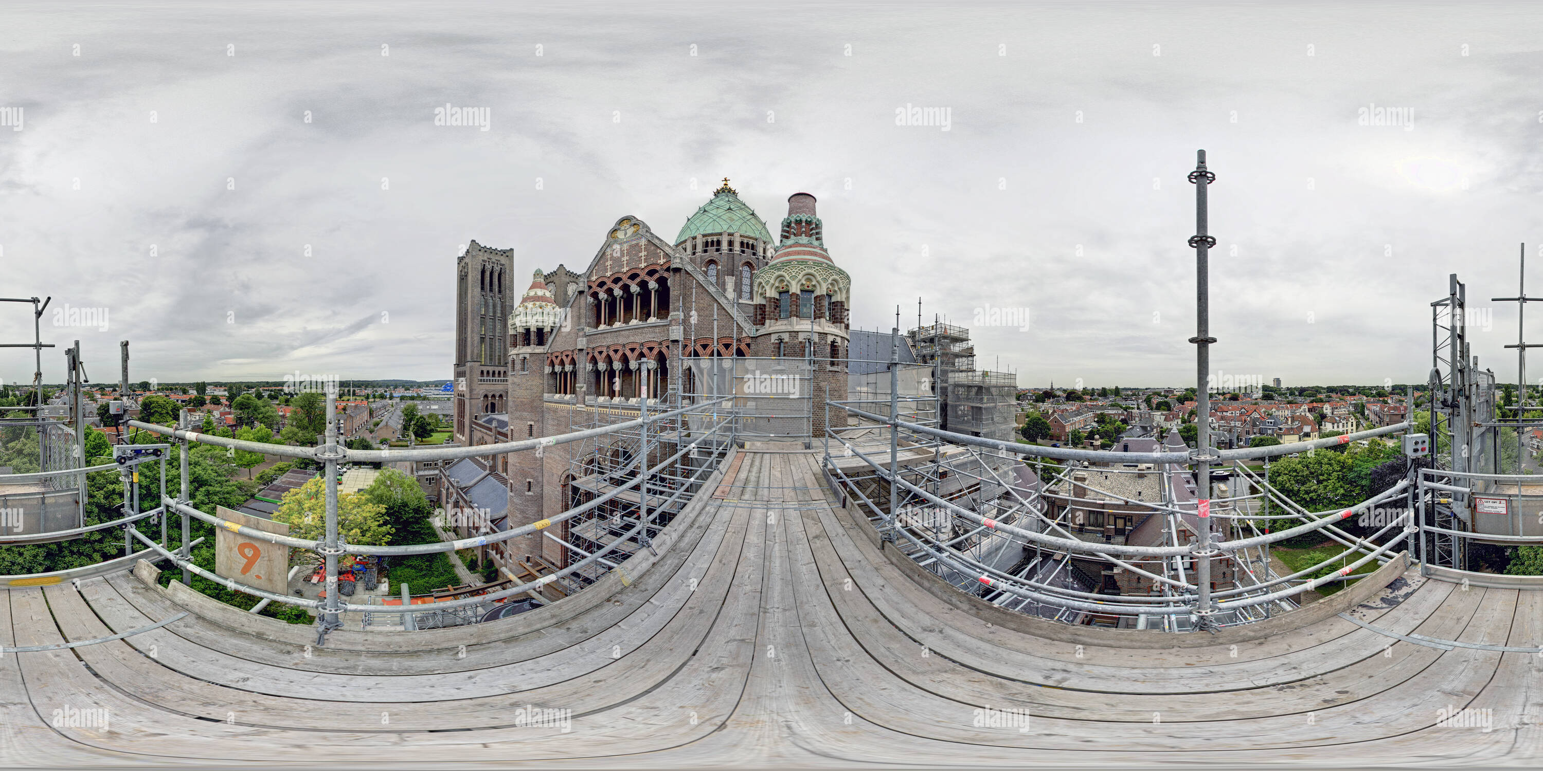 360° view of Saint Bavo Cathedral Haarlem - Alamy