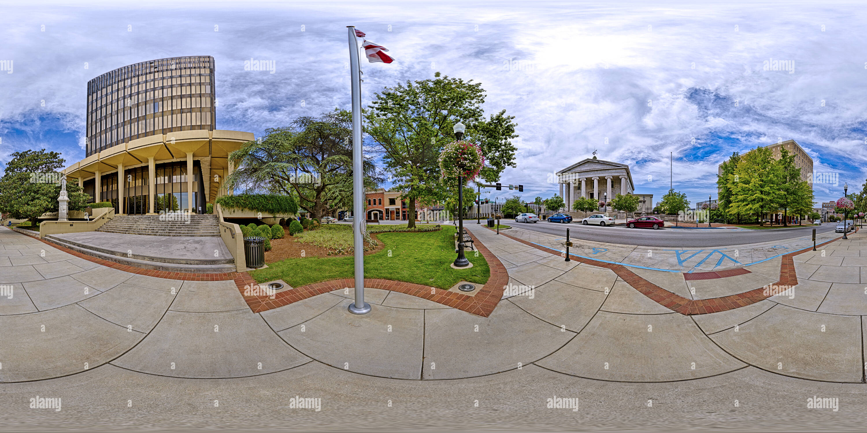 360° view of Huntsville Town Square, Alabama - Alamy