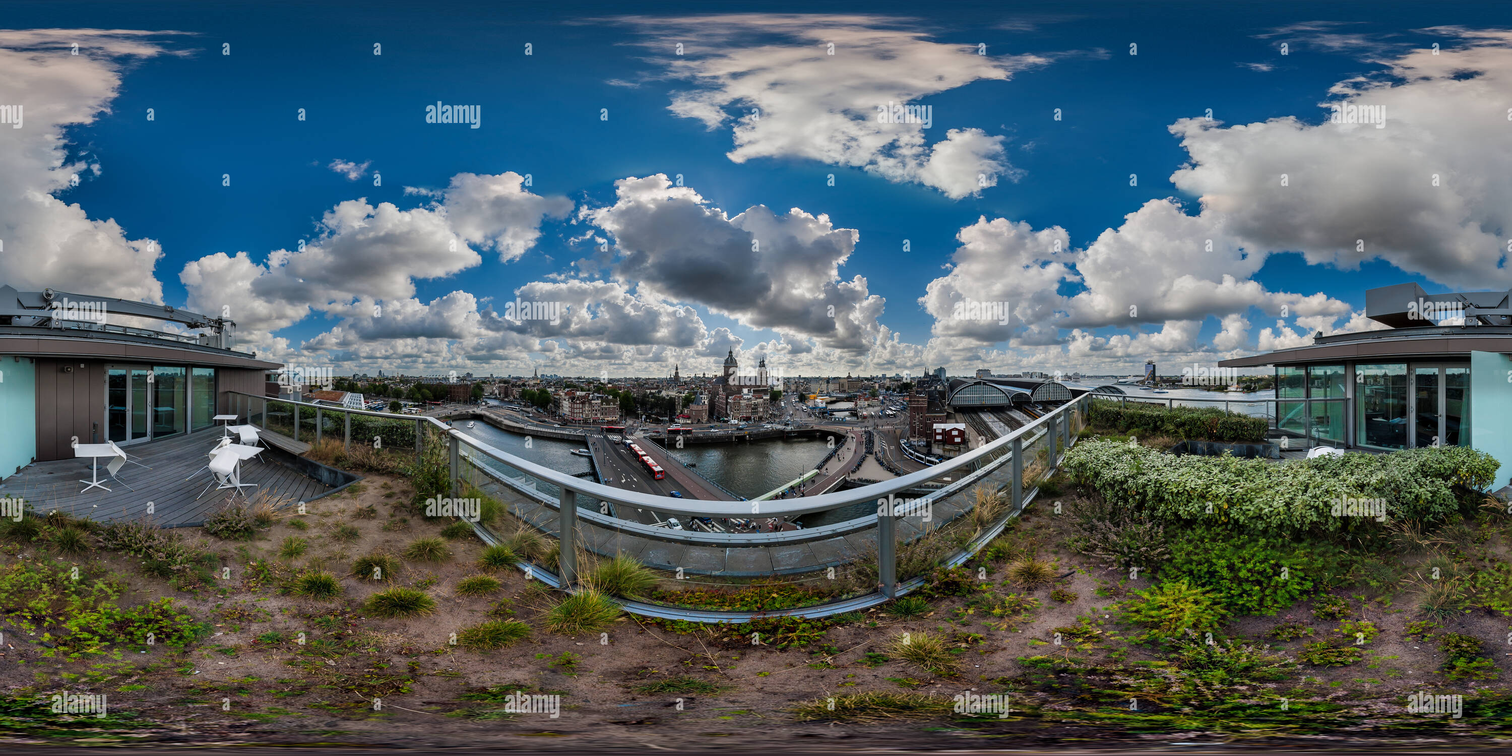 360° view of City View of Amsterdam - Alamy