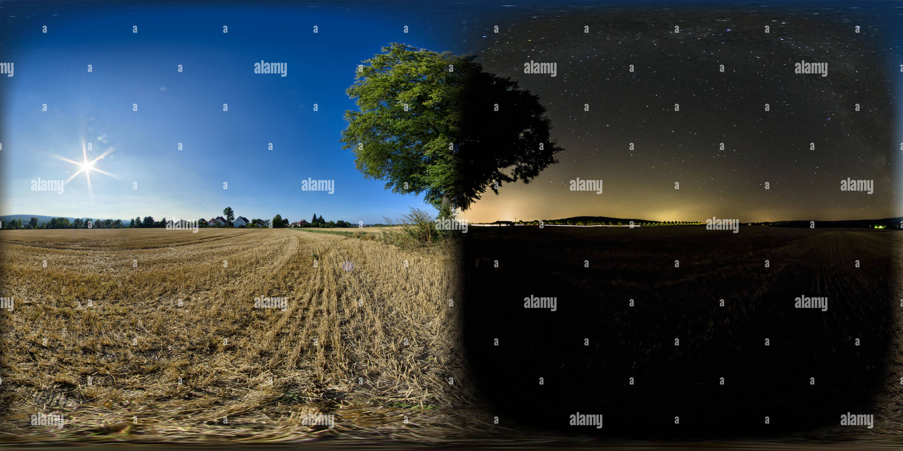 360° view of Day And Night - Alamy