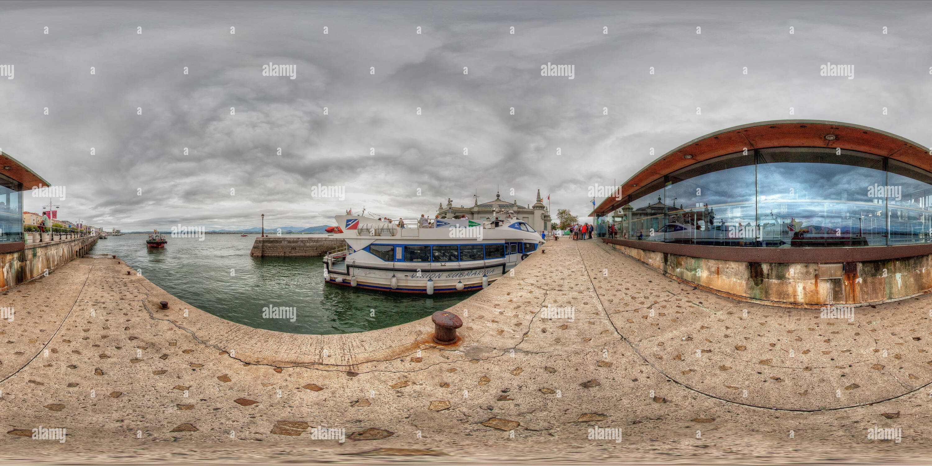 360° view of Santander, Embarcadero Pedreñeras - Alamy