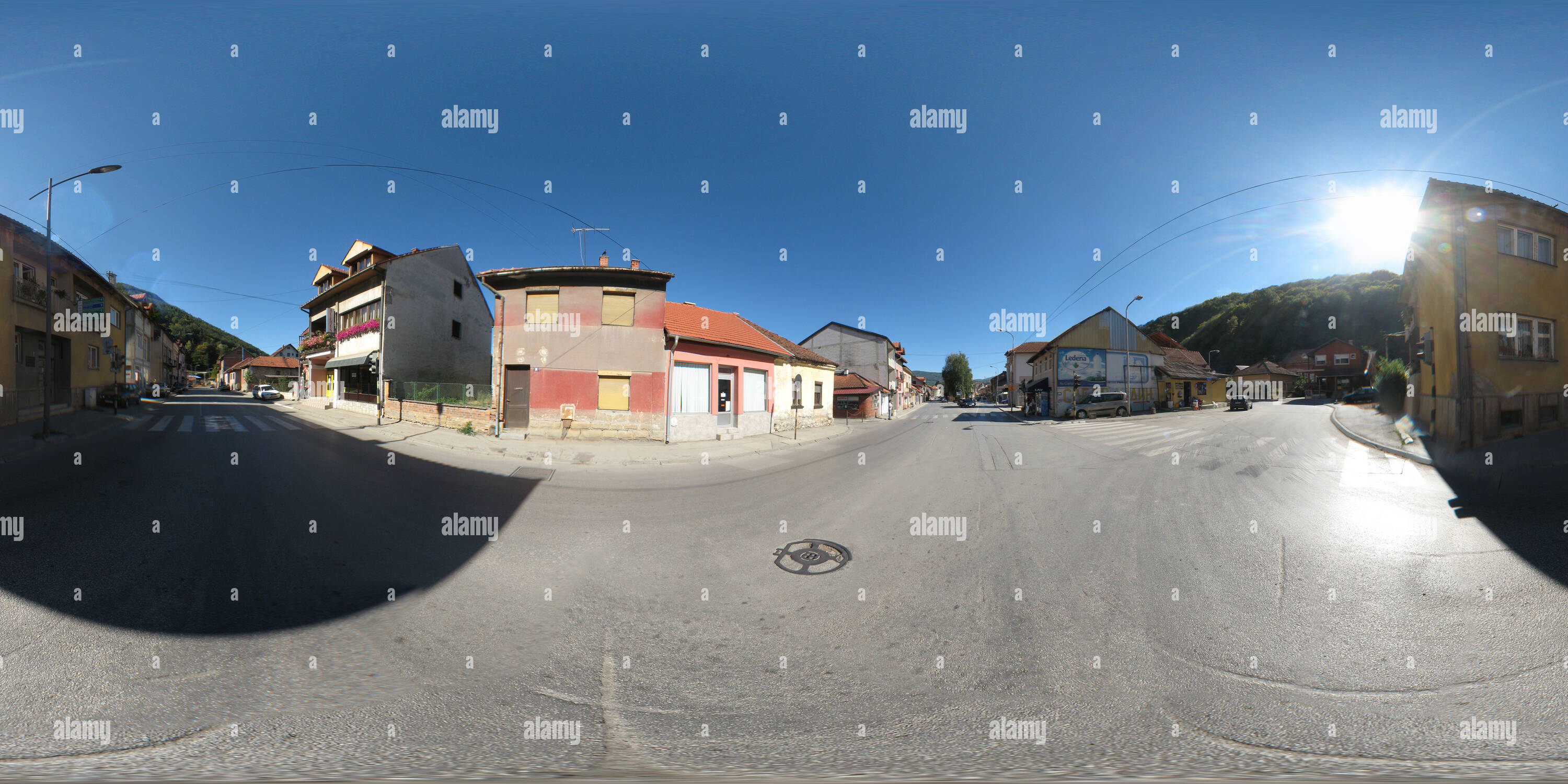360° view of Ivanjica - Crossroads at the Edge of the Town - Alamy