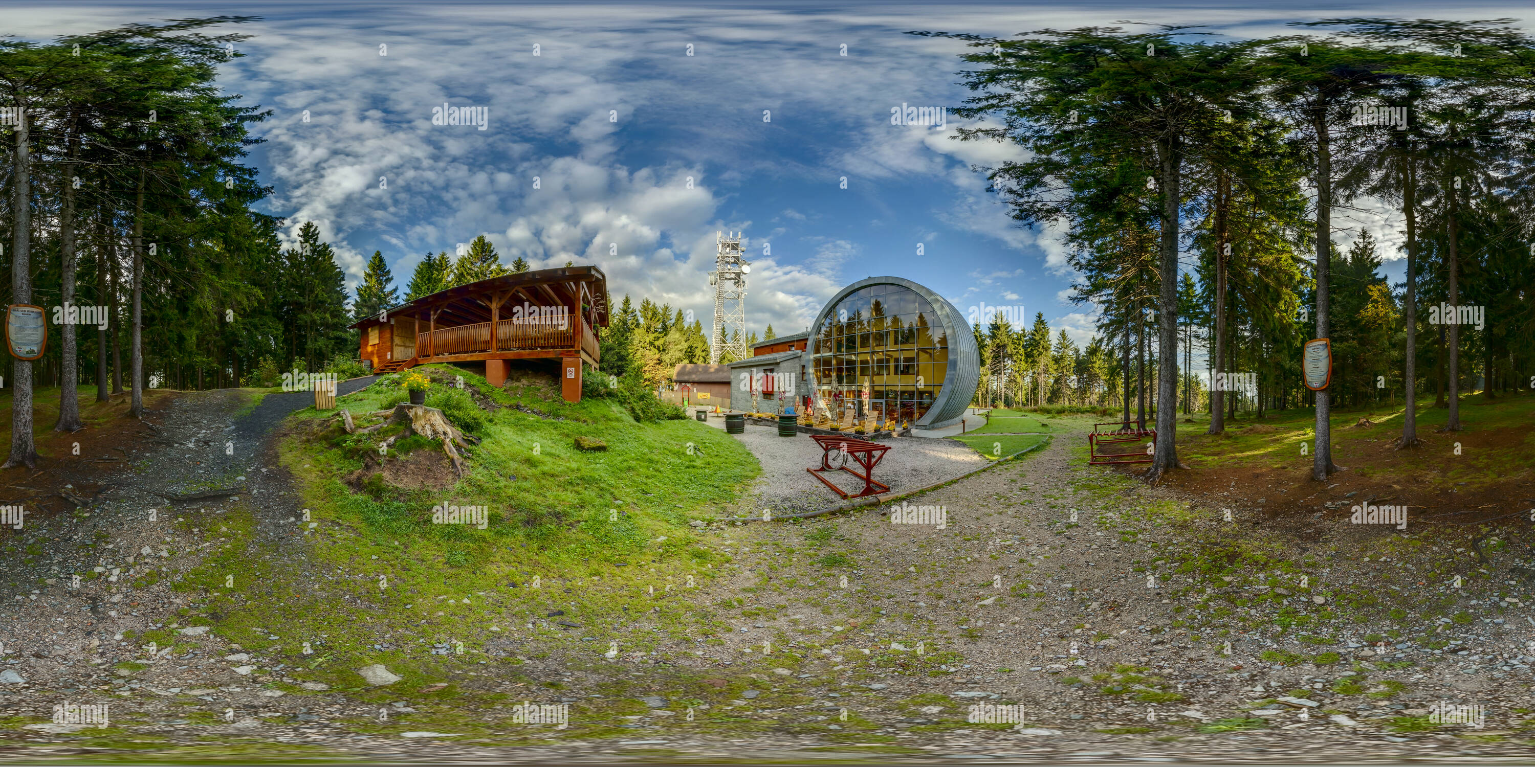 360° view of Javornik - The Giant Barrel - Alamy