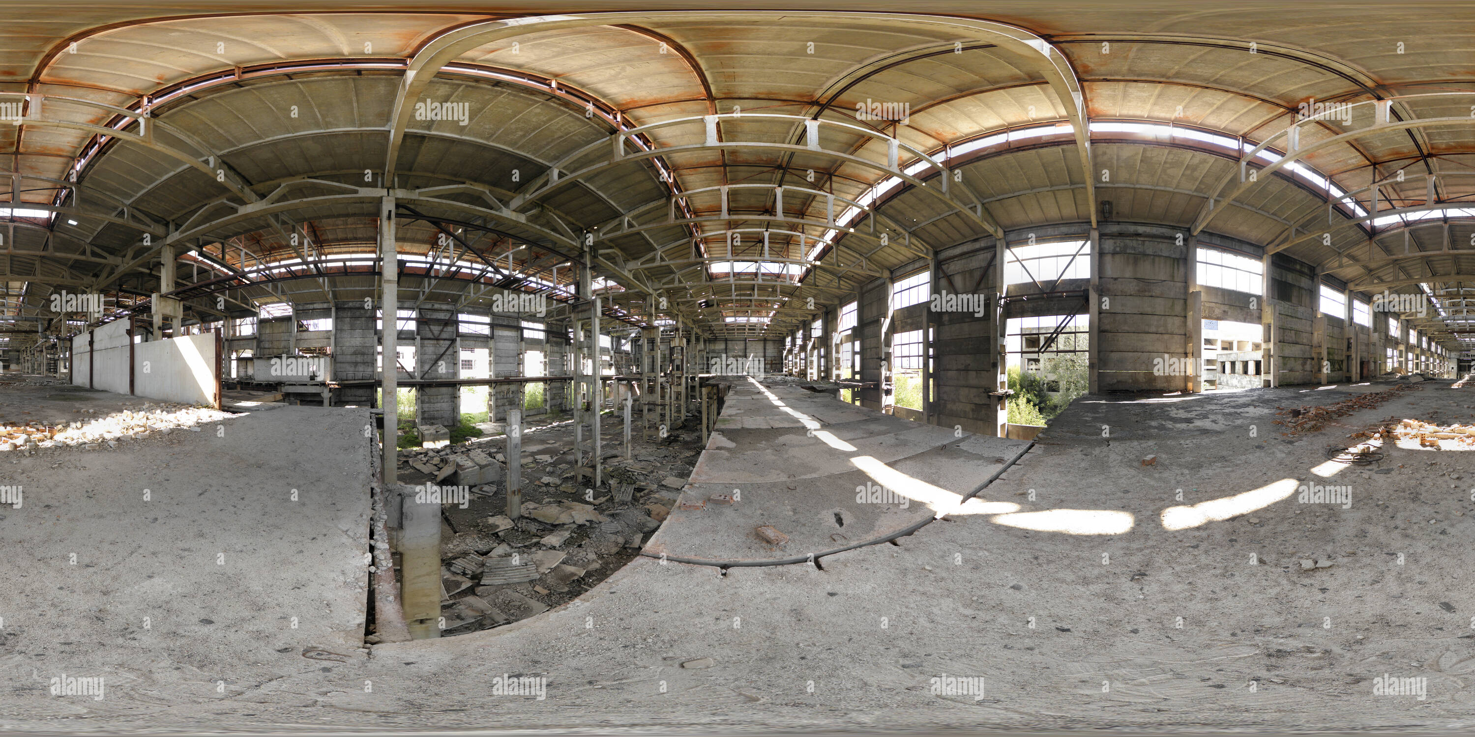 360° view of Sugar Factory Inside Panorama - Alamy