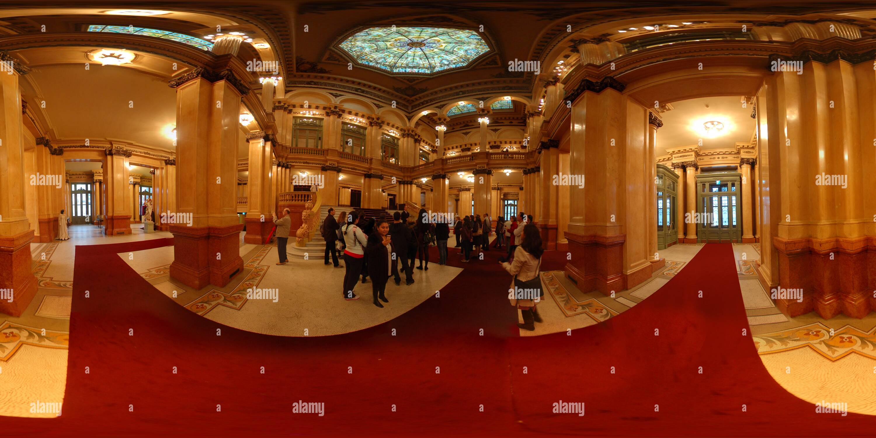 360° view of Entrance Hall - Teatro Colon (Theatre - Alamy
