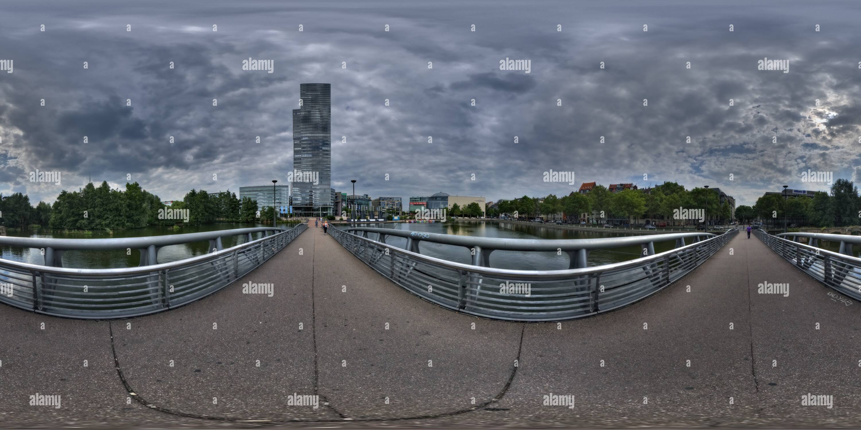 360° view of Media park - Cologne - Alamy