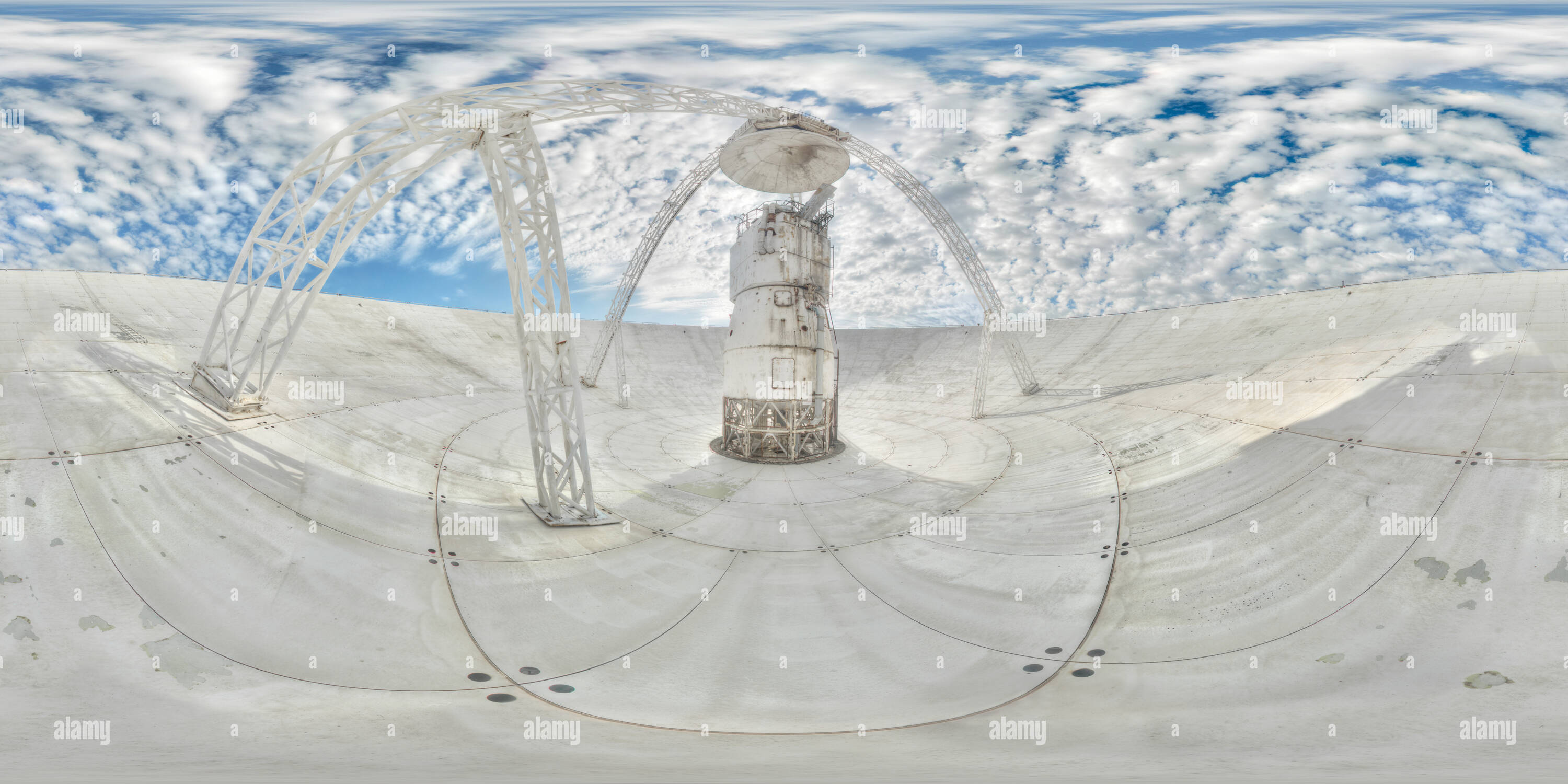 360° view of Radio telescope RT-70 - Alamy