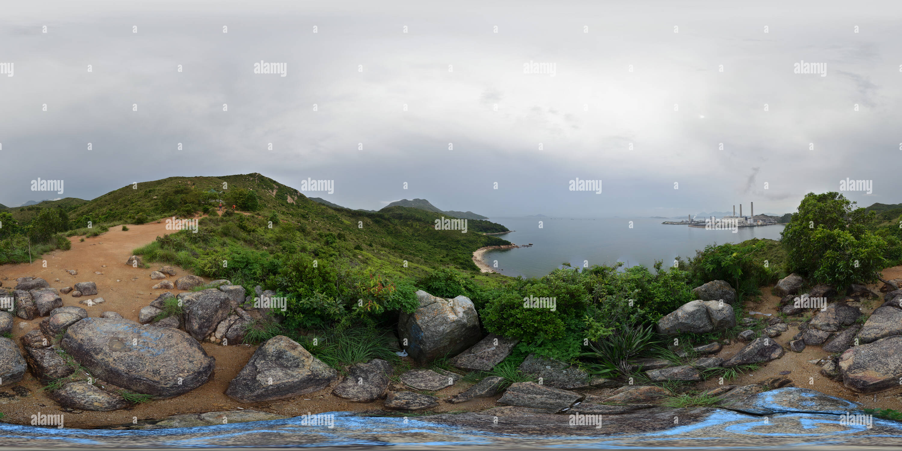 360° view of Lama Island viewpoint - Alamy