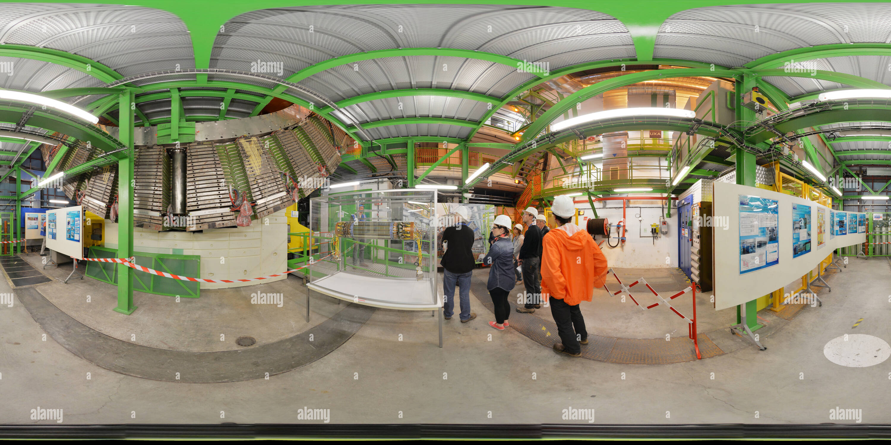 360° view of CERN LHCb Open Days 2013 - Alamy