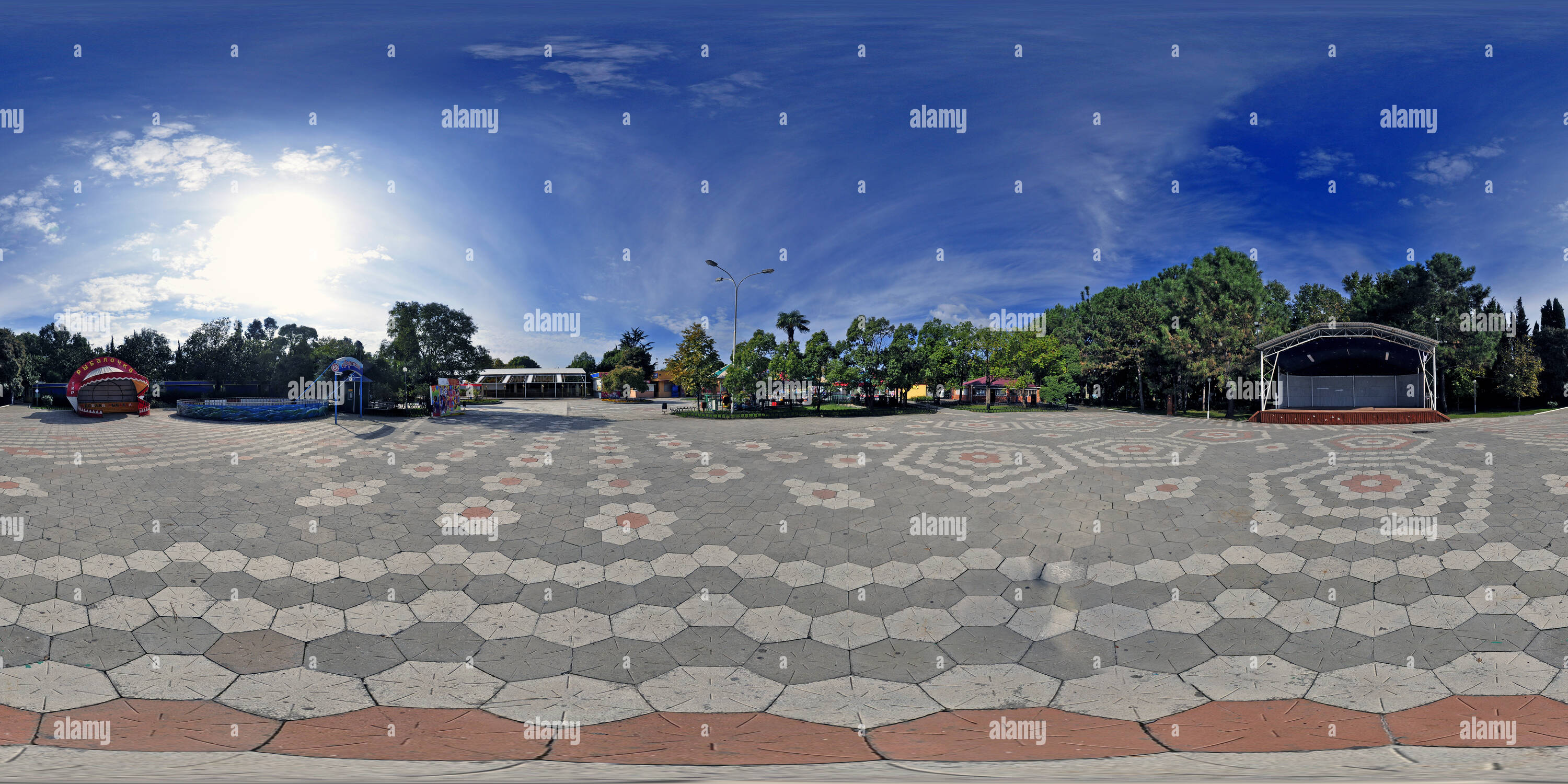 360° view of Children's park - Adler - Alamy