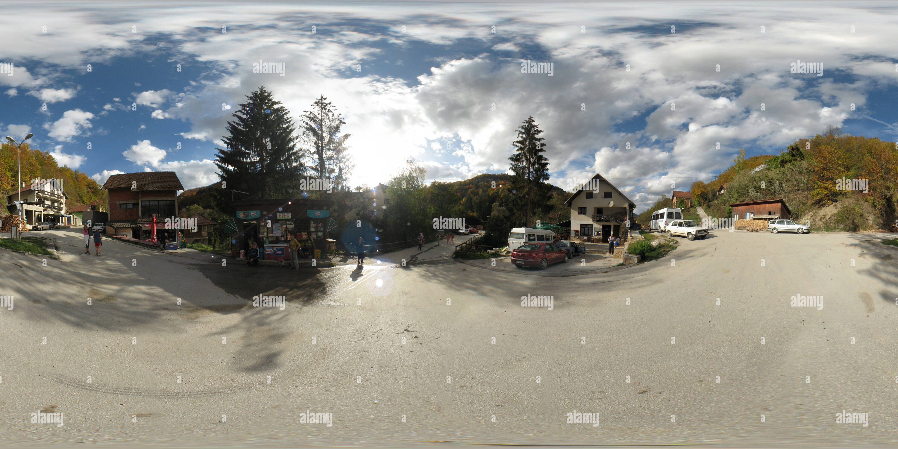 360° view of Ivanjica - The Village of Devici - Alamy