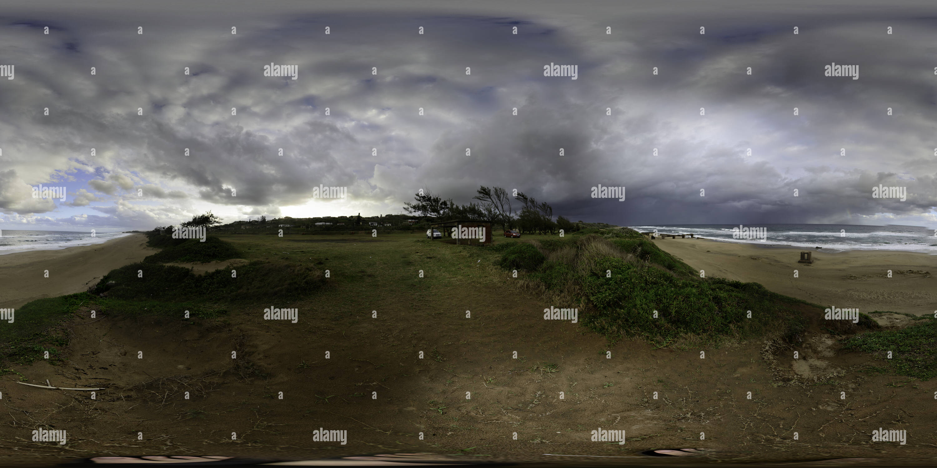 360° view of On The Beach - Alamy