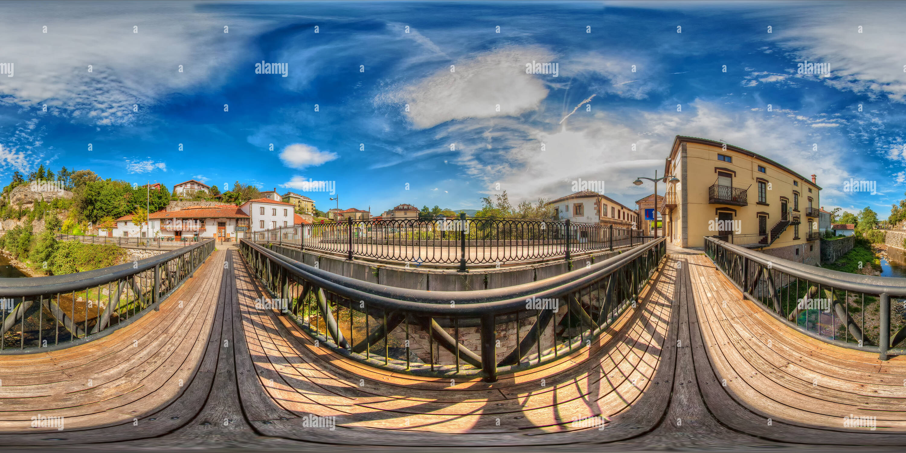 360° view of La Cavada - Cantabria - Alamy