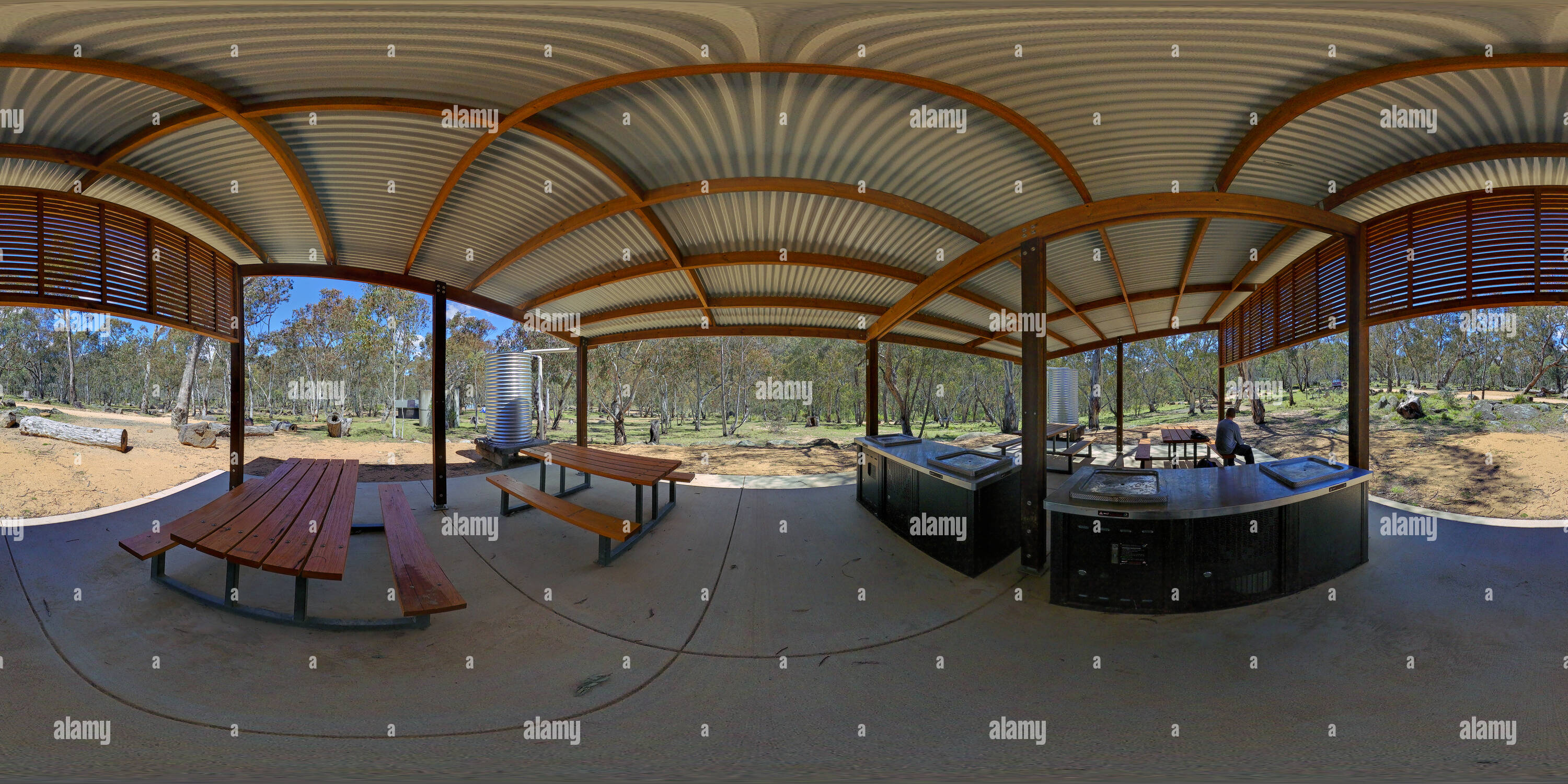 360° view of Namadgi National Park - Orroral Campground - Alamy