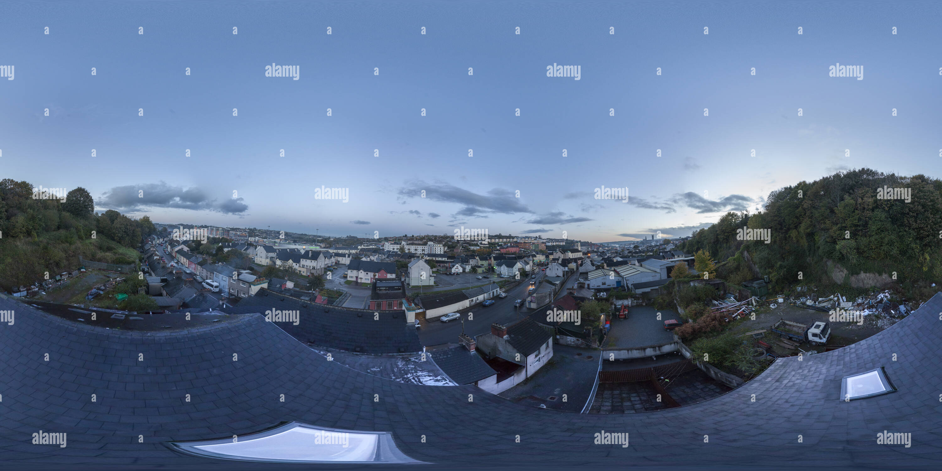 360° view of View from Blackpool cork - Alamy