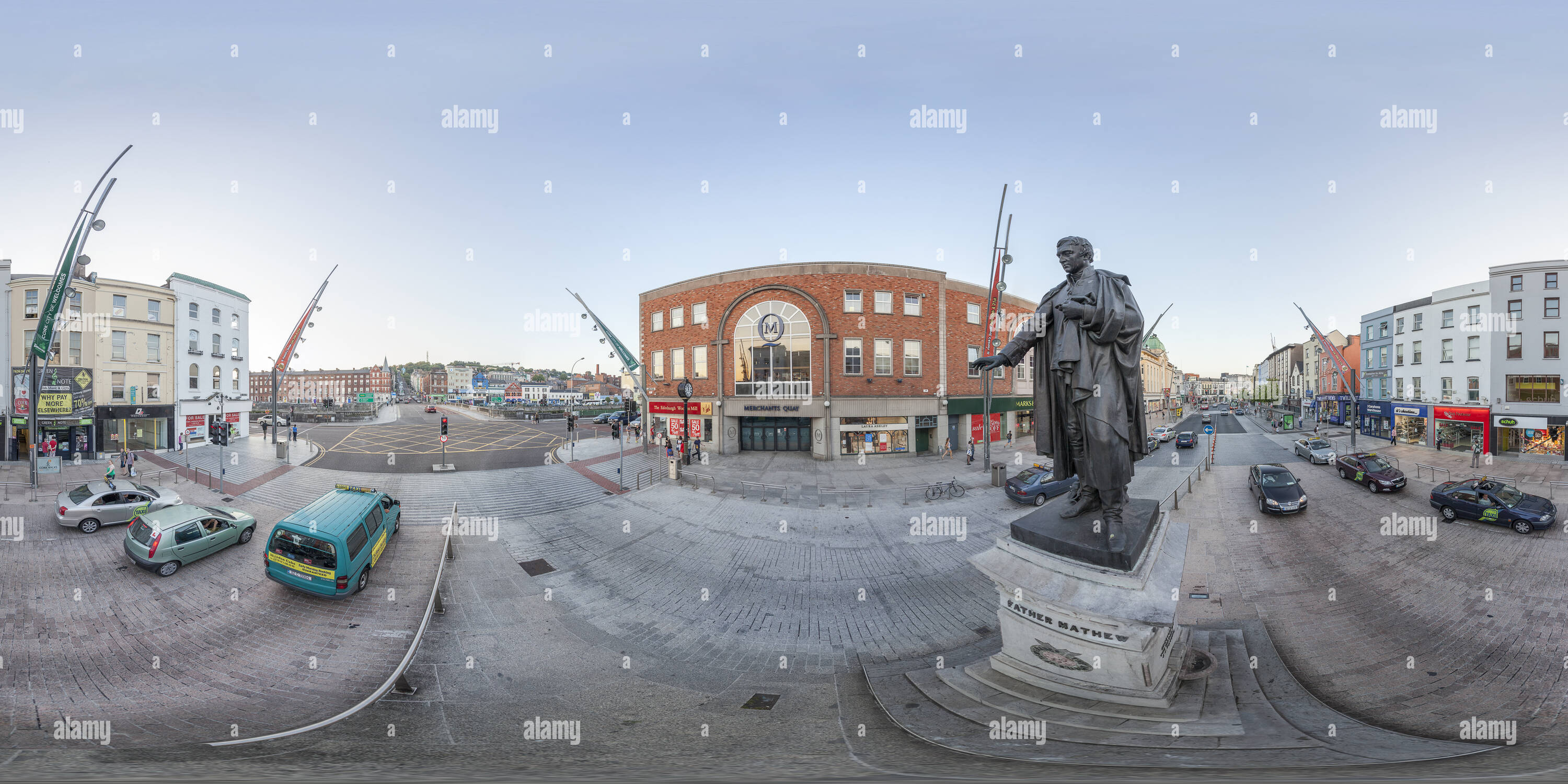 360° view of Father Mathew Cork - Alamy