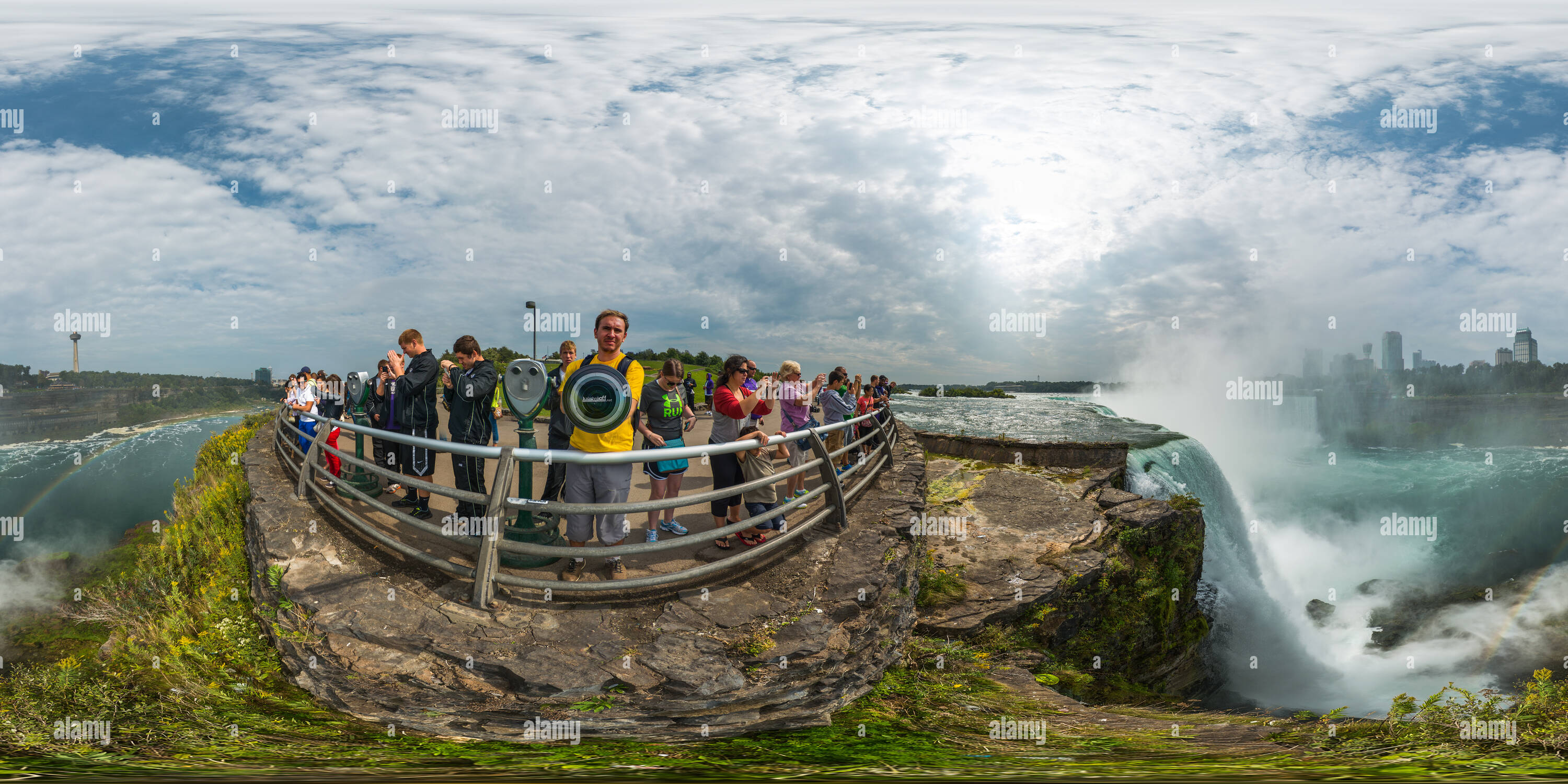 360° view of Niagara Falls USA - Alamy