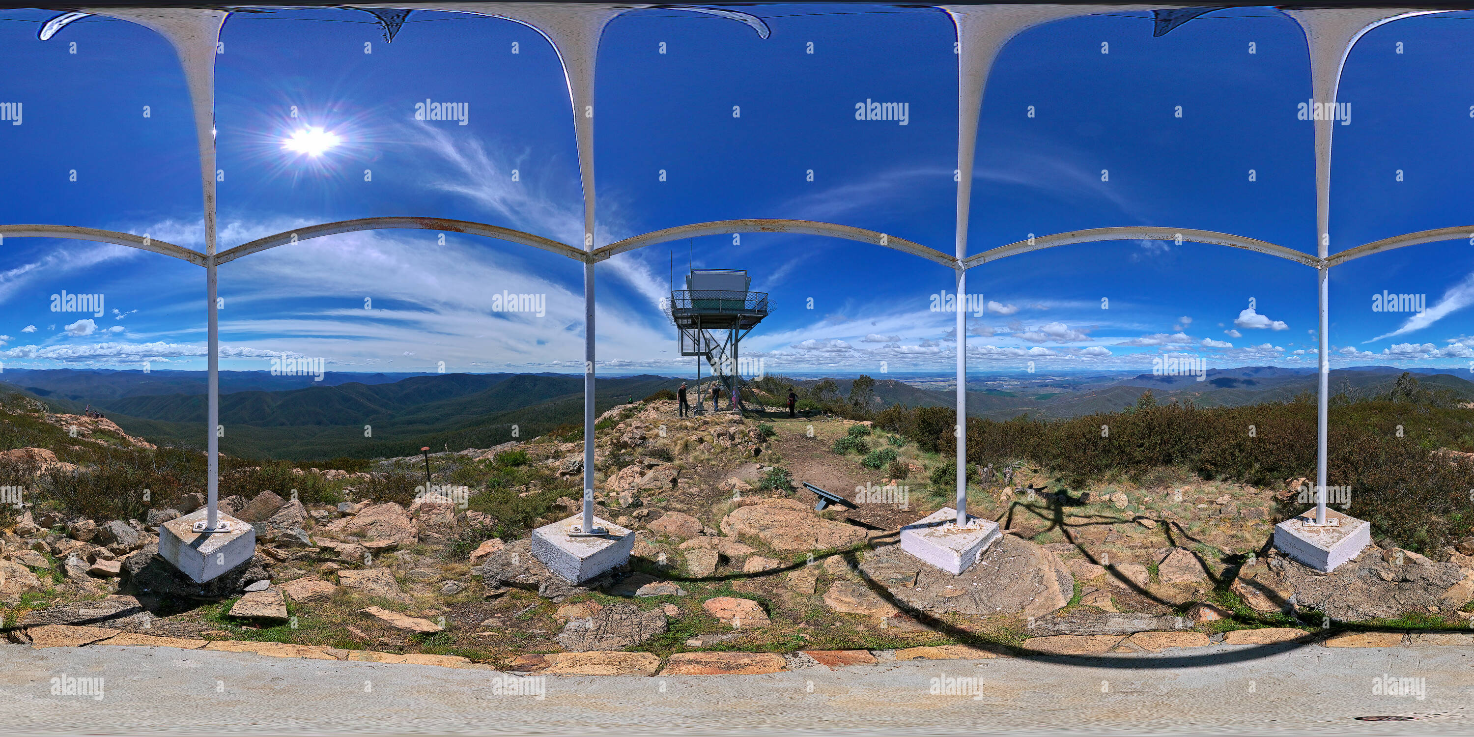 360° view of Namadgi and Brindabella National Parks - Mt Coree Summit 2 ...