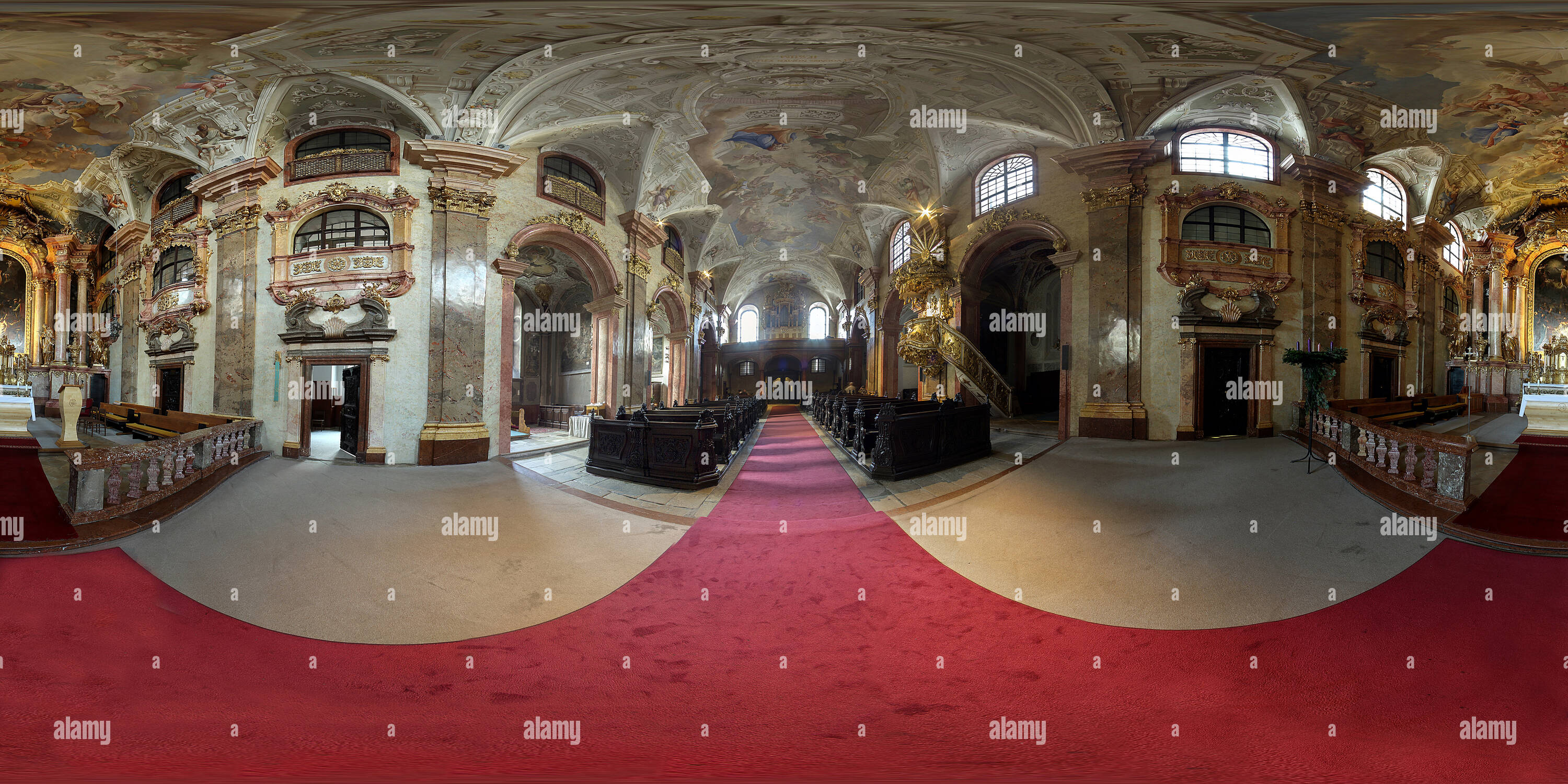 360° view of Catholic Church (test - Alamy