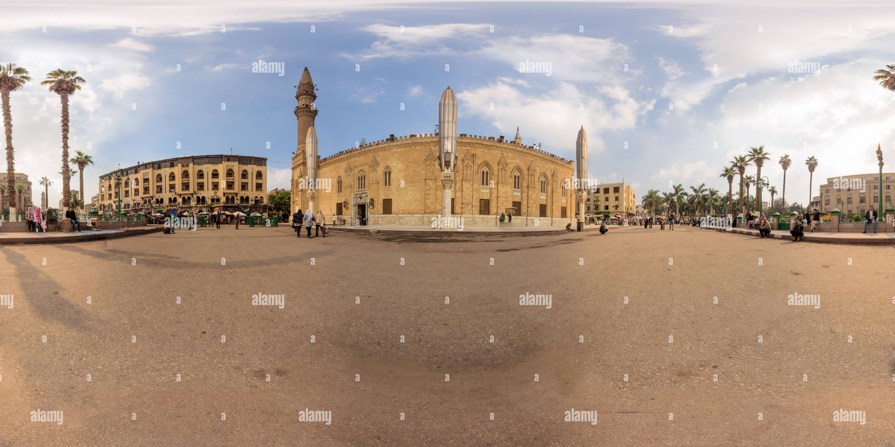 Egypt cairo el hussein mosque hi-res stock photography and images - Alamy