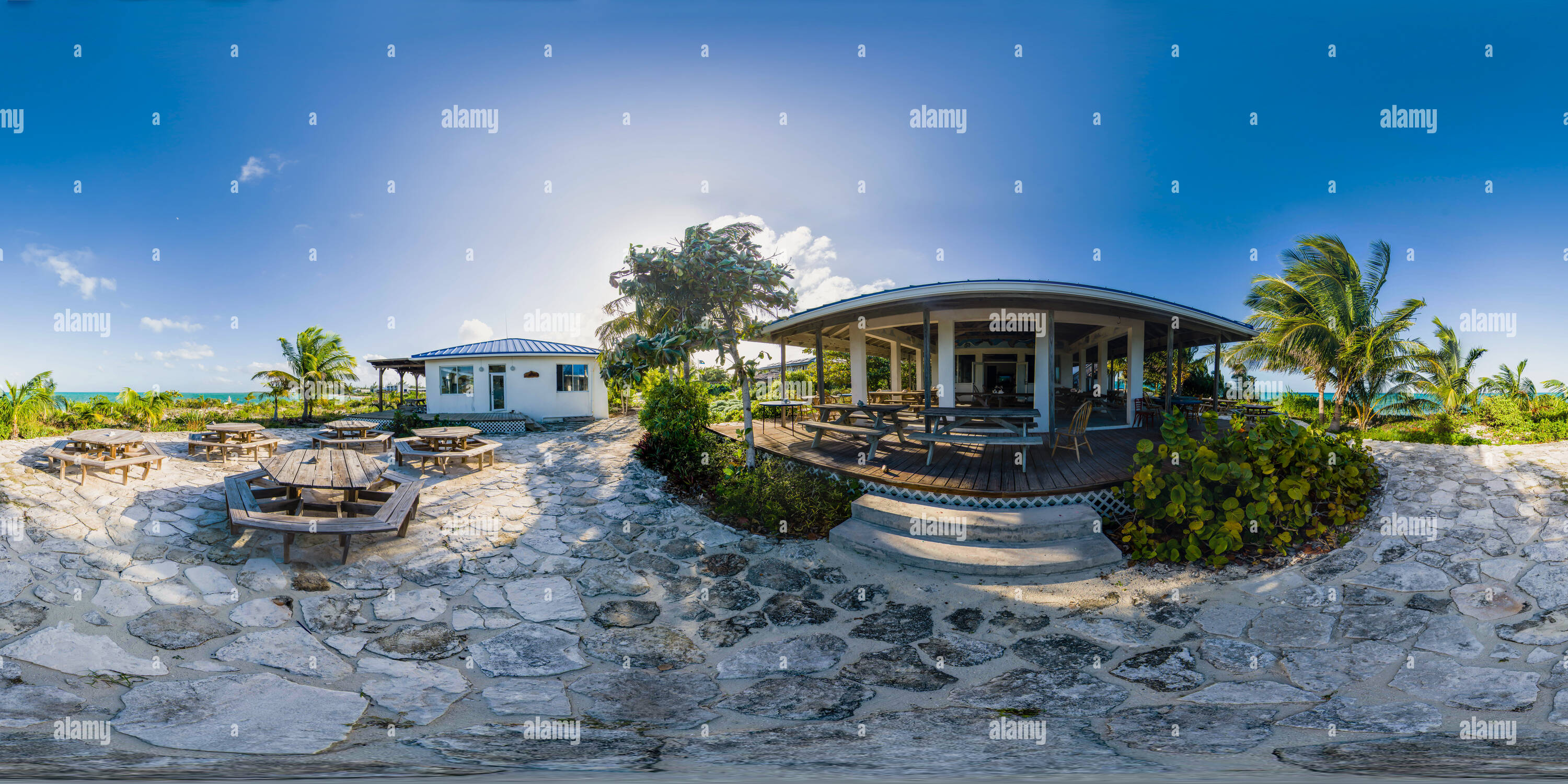 360° view of Dining hall Patio - Alamy