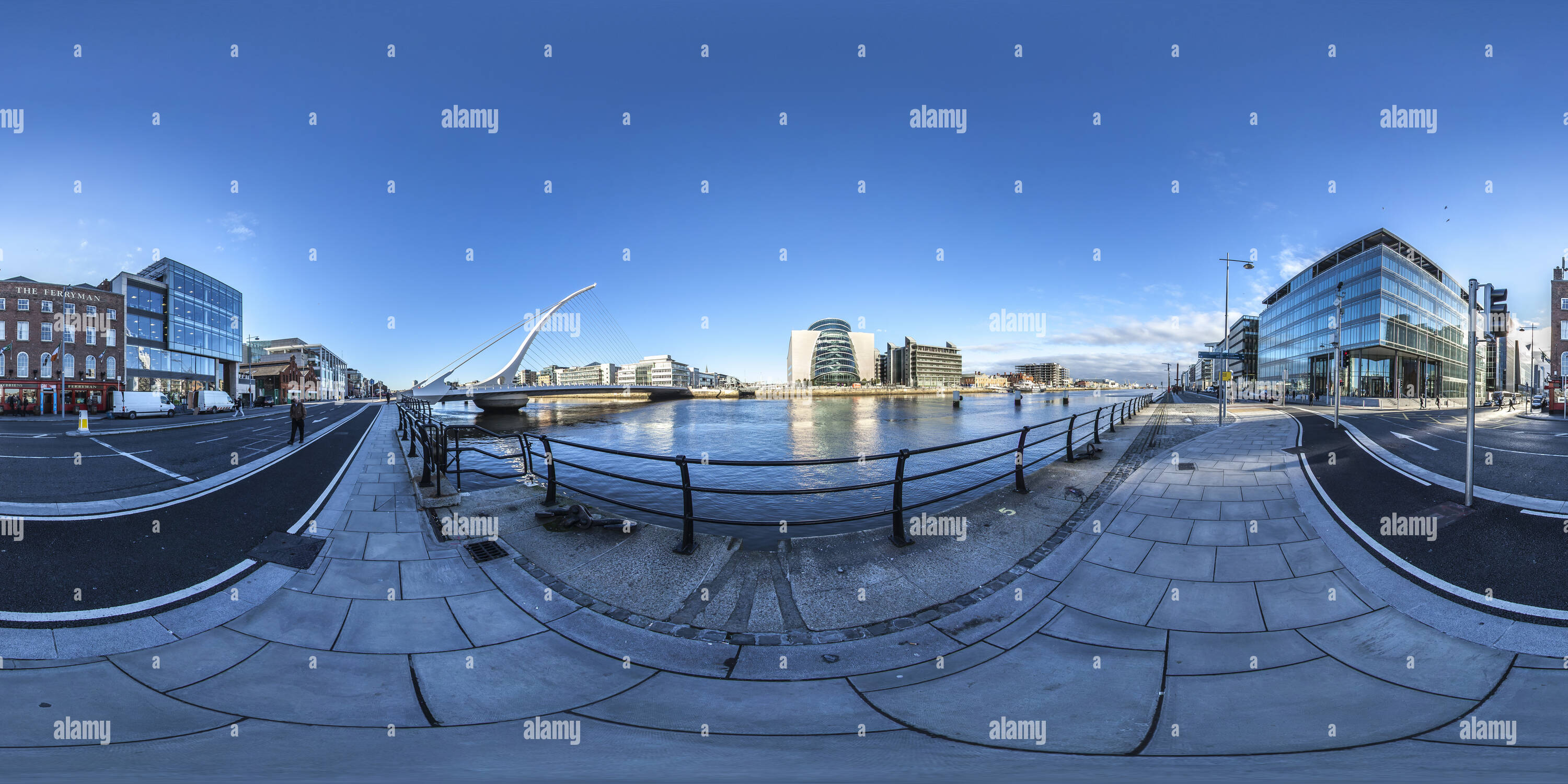 360° view of Outside The Ferryman Pub in Dublin, Ireland - Alamy