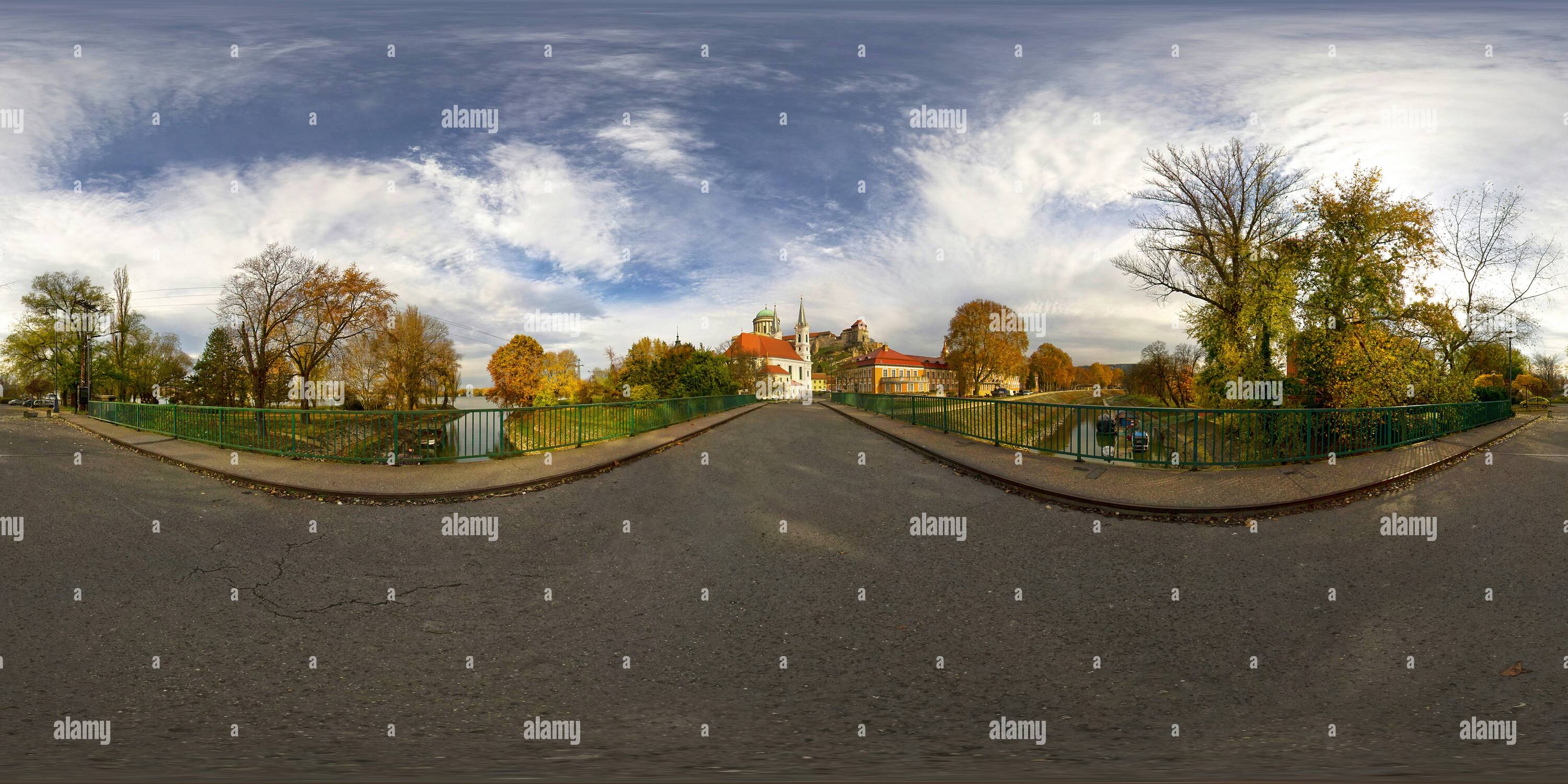 360° view of Esztergom View from Kossuth Bridge - Alamy