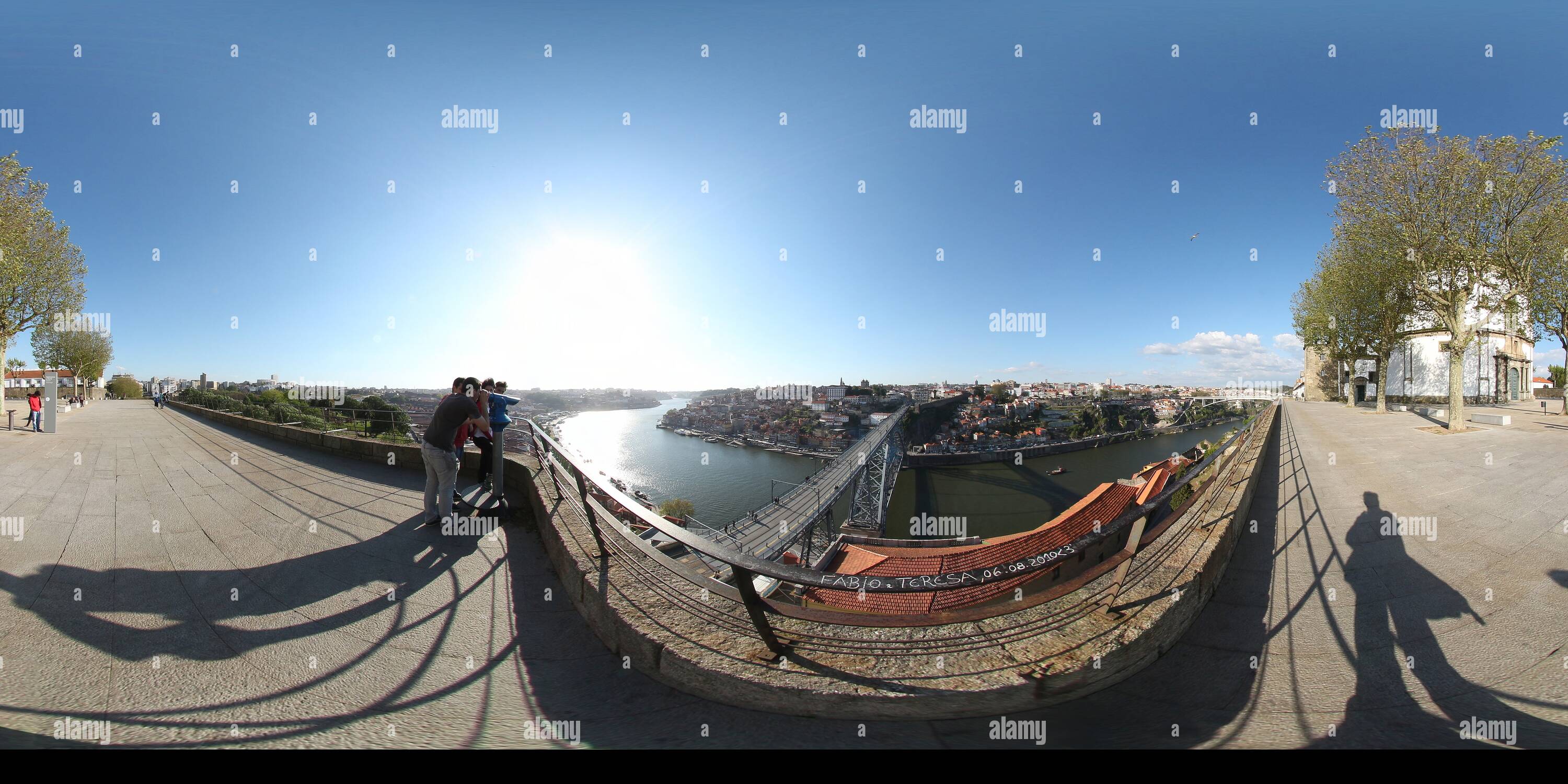 360° view of Mosteiro da Serra de Pilar, Porto, Portugal - Alamy