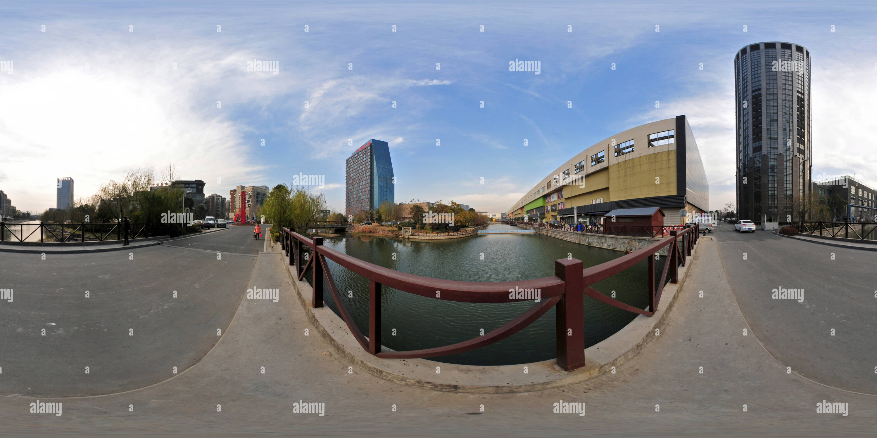 360° view of The city of Haining leather (085) A座南 - Alamy