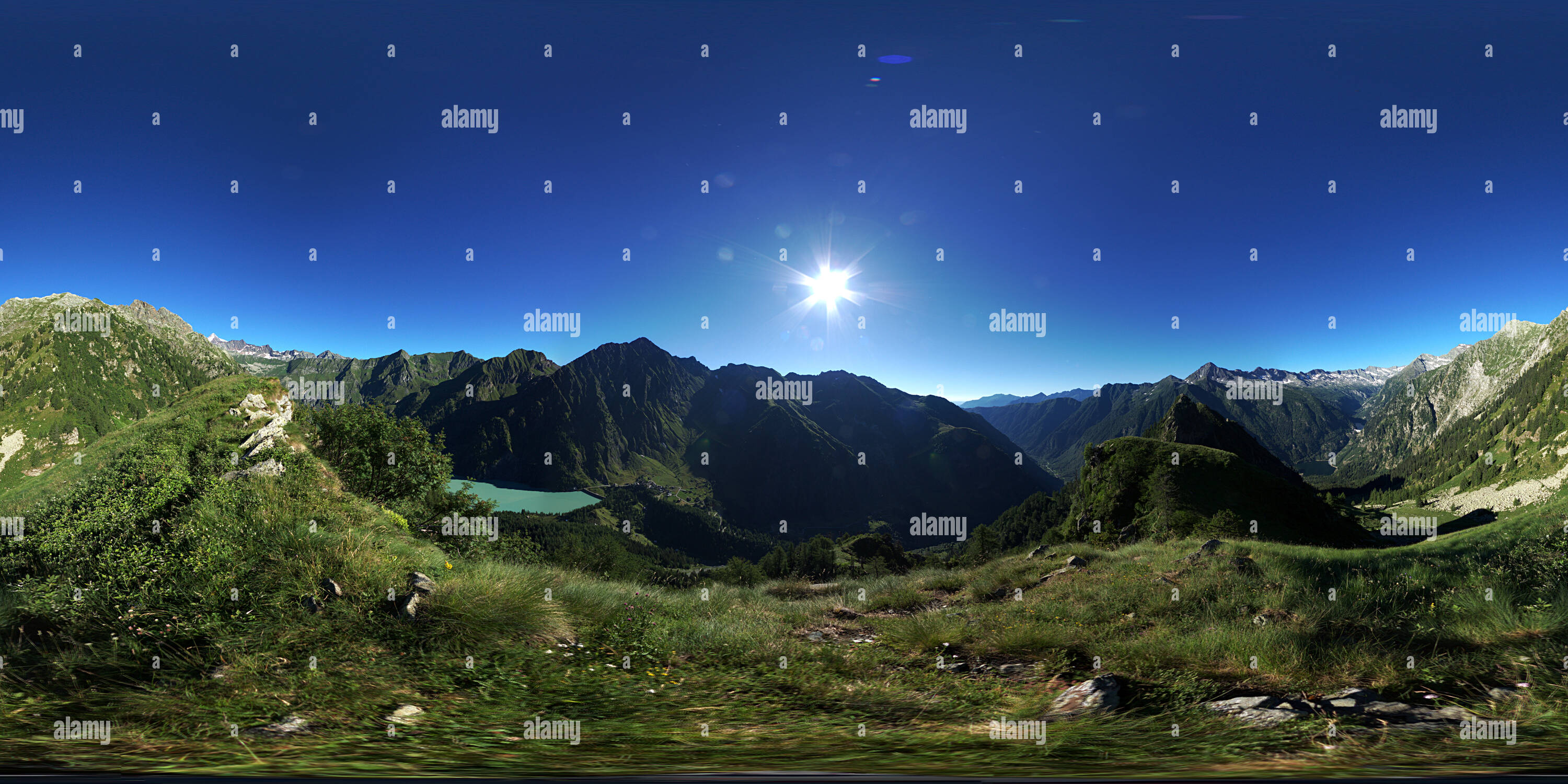 360° view of Viewpoint above Forcola - 1 - Alamy
