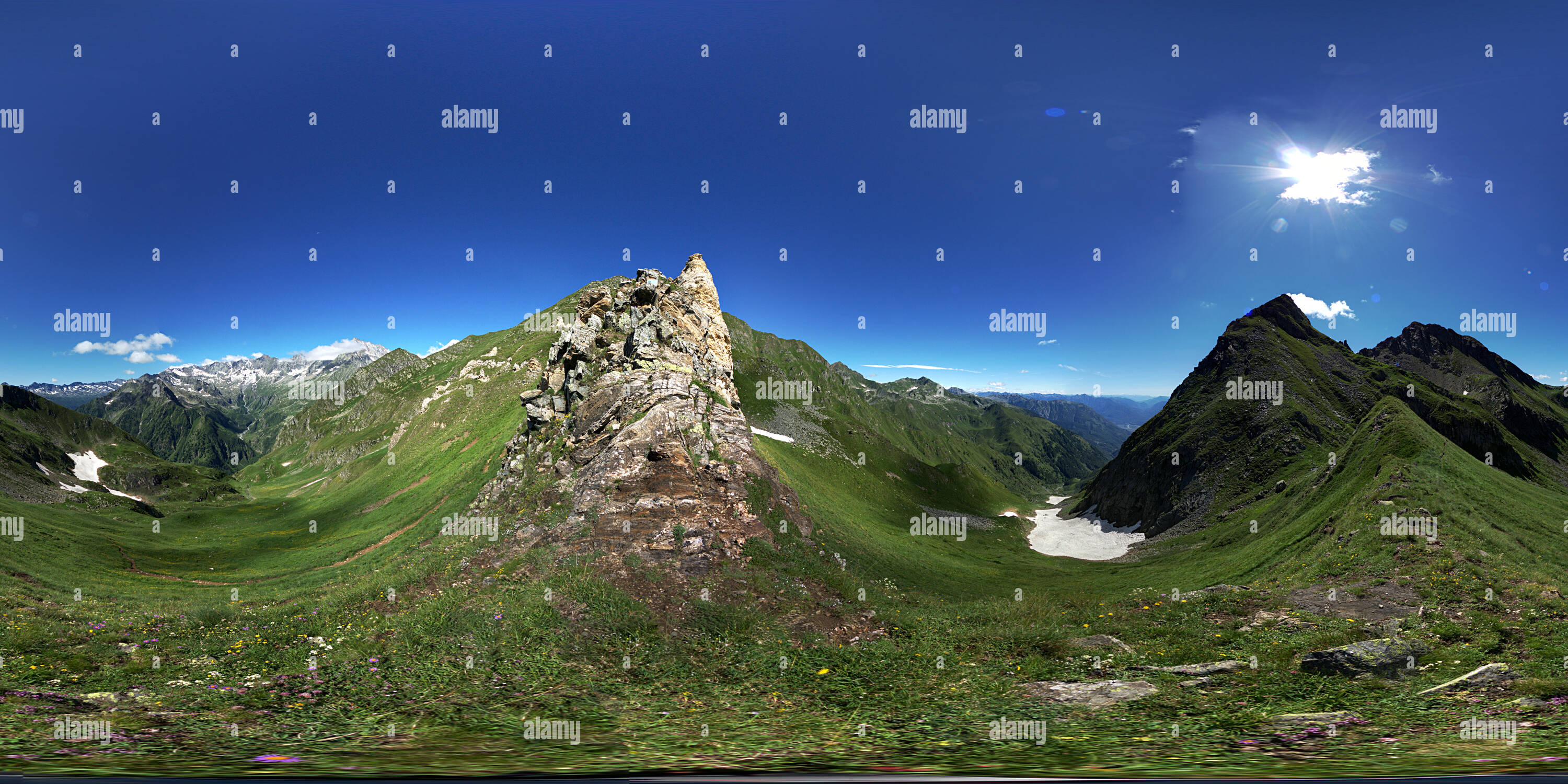 360° view of Passo della Preia - Alamy
