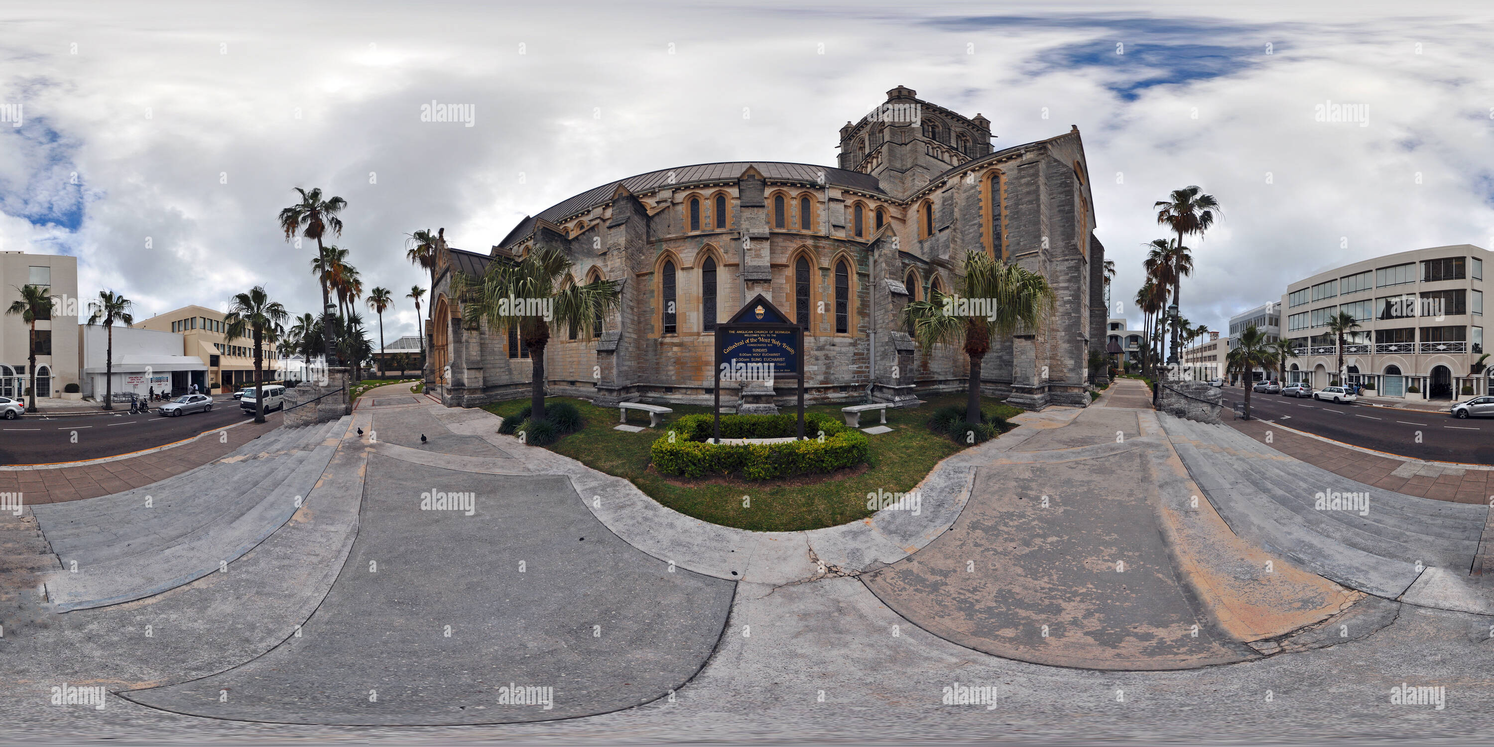 360° view of Bermuda - Hamilton, Anglican Cathedral - Alamy