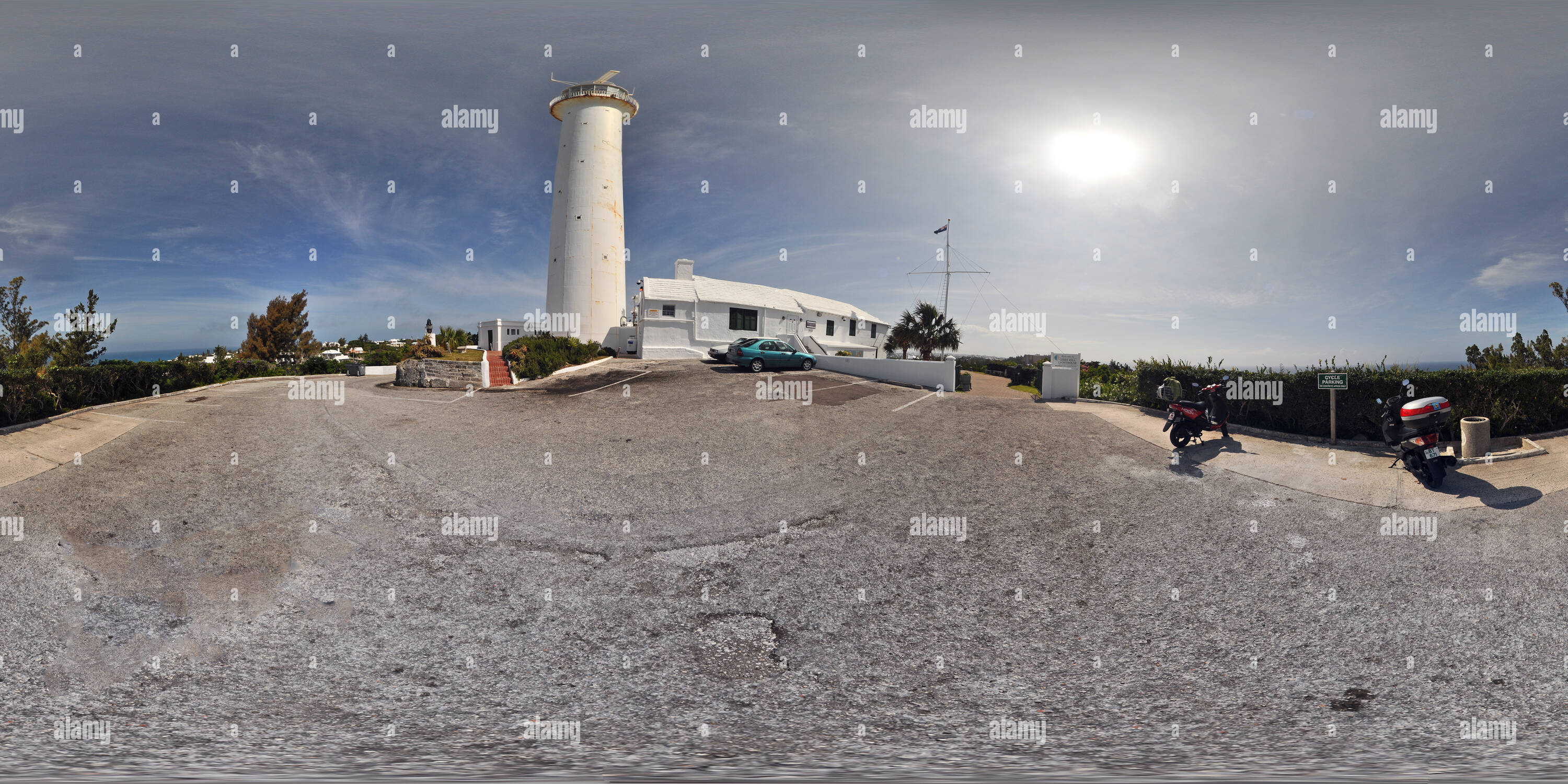 360° view of Bermuda - Lighthouse - Alamy