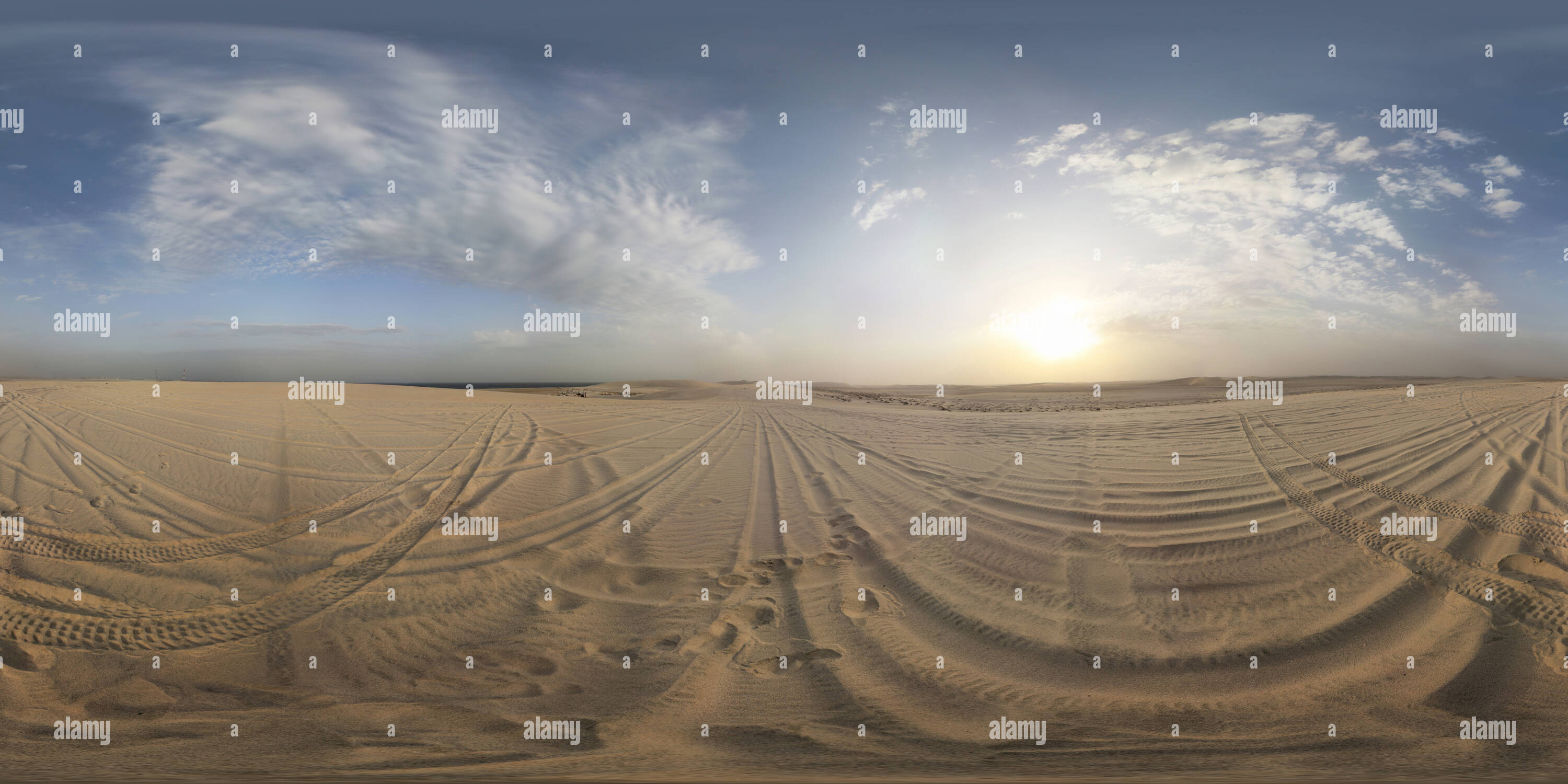360° view of QATAR - Dunes Near Sealine Beach - Alamy