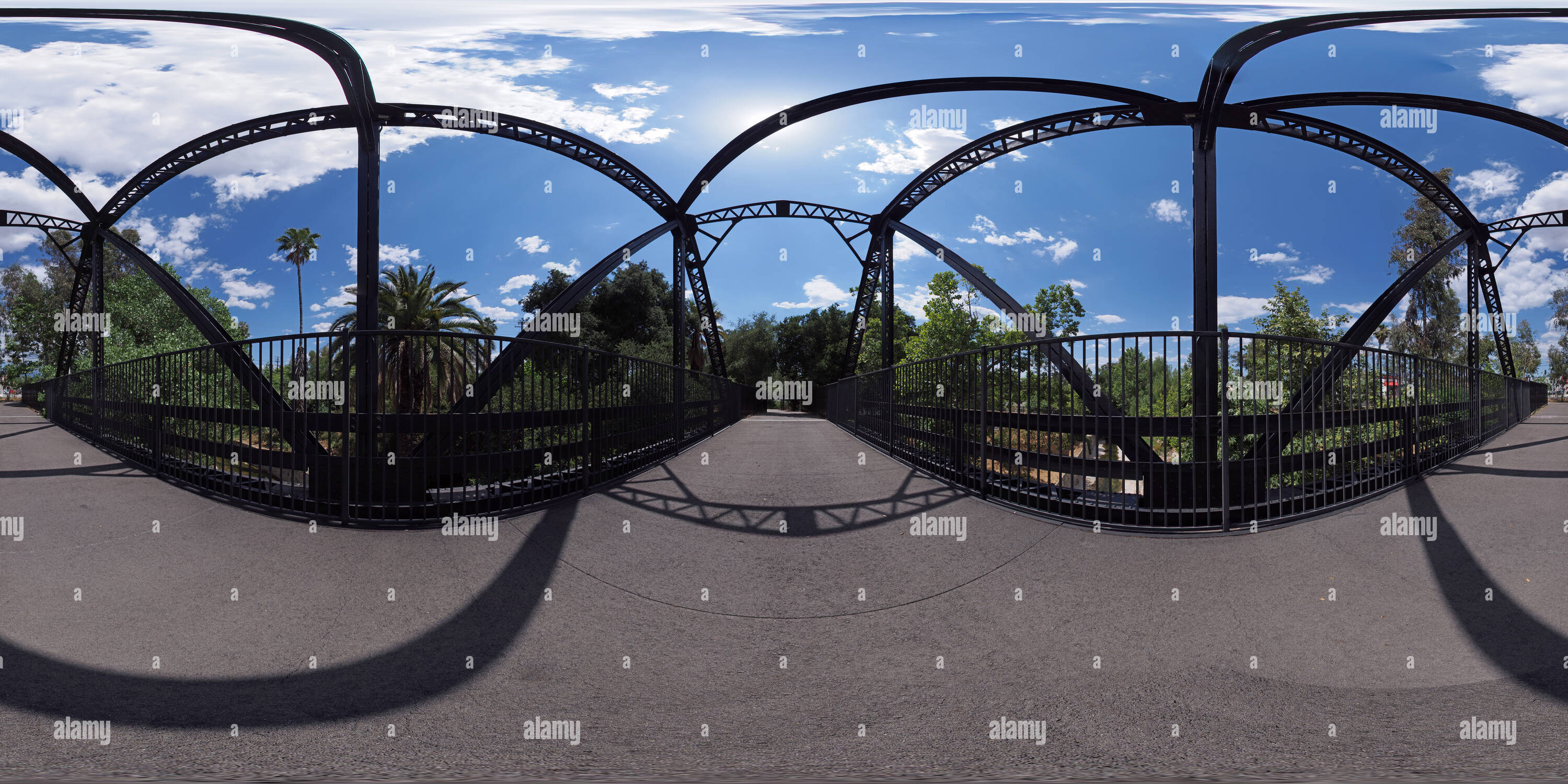 360° view of Bridge on Orange Blossom Trail, Redlands California - Alamy