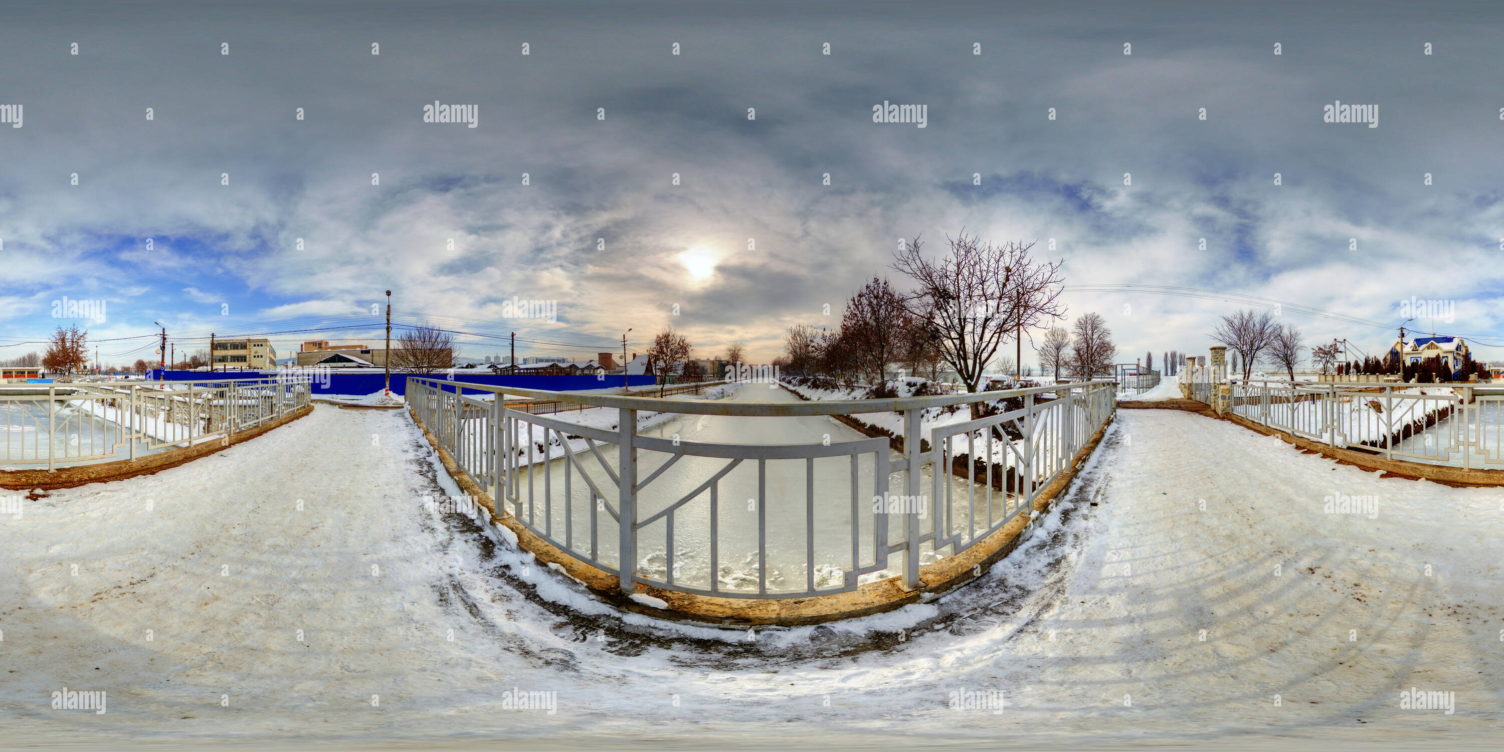 360° view of Upstream End Across Turbine Channel, Târgu Mureș - Alamy