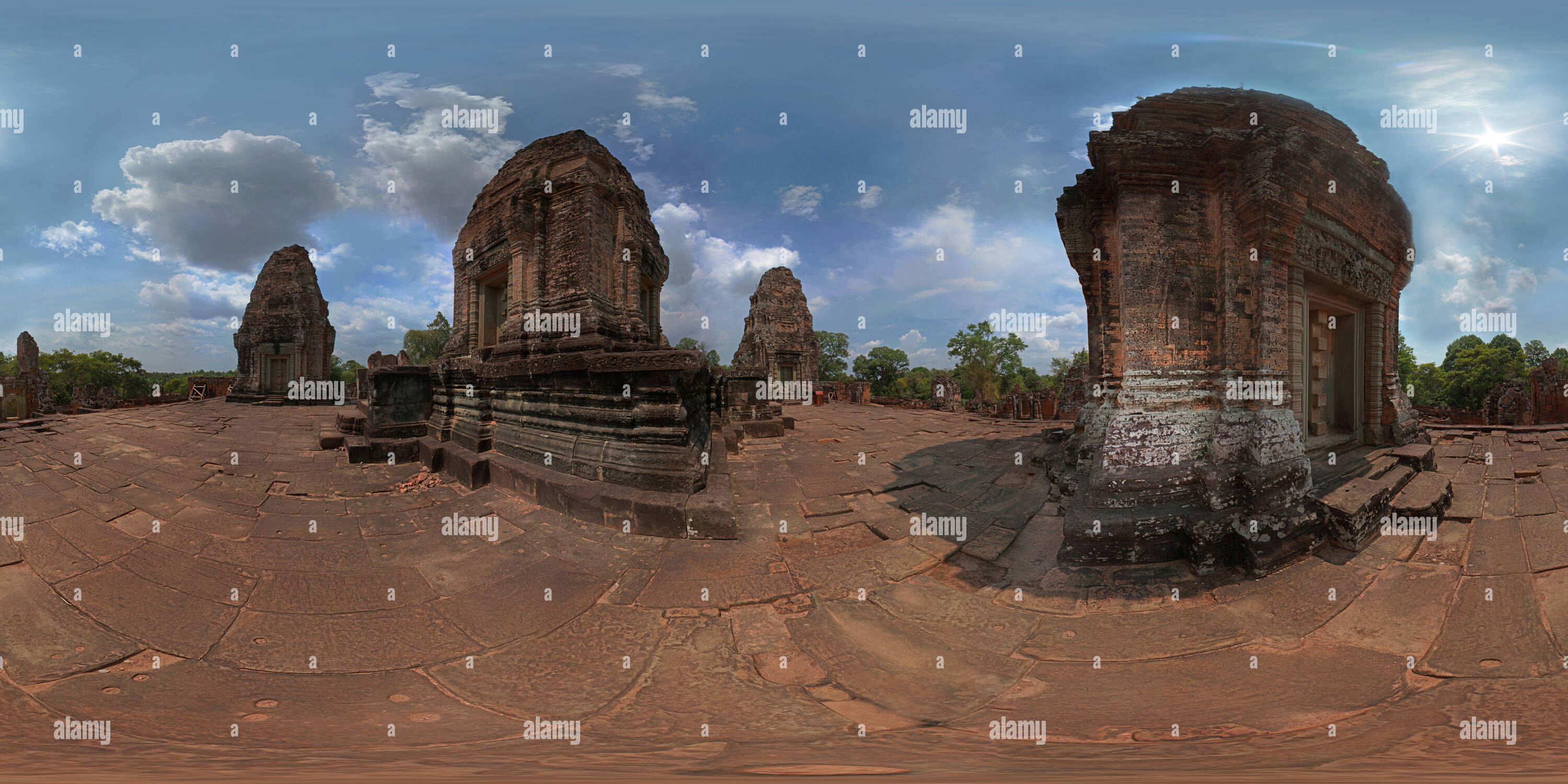 360° view of CAMBODIA - Angkor - Eastern Mebon Temple - Alamy