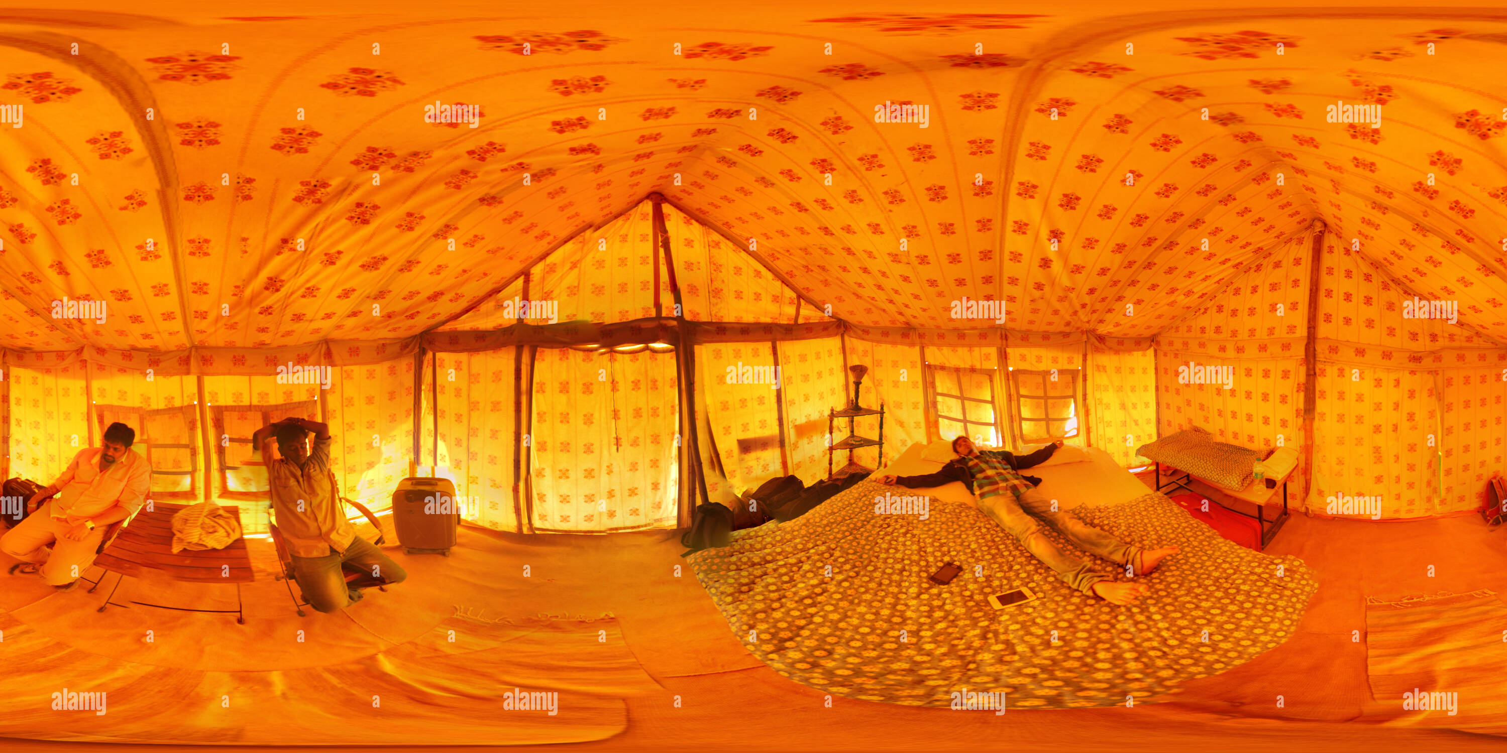 360° view of Inside the tent - Alamy
