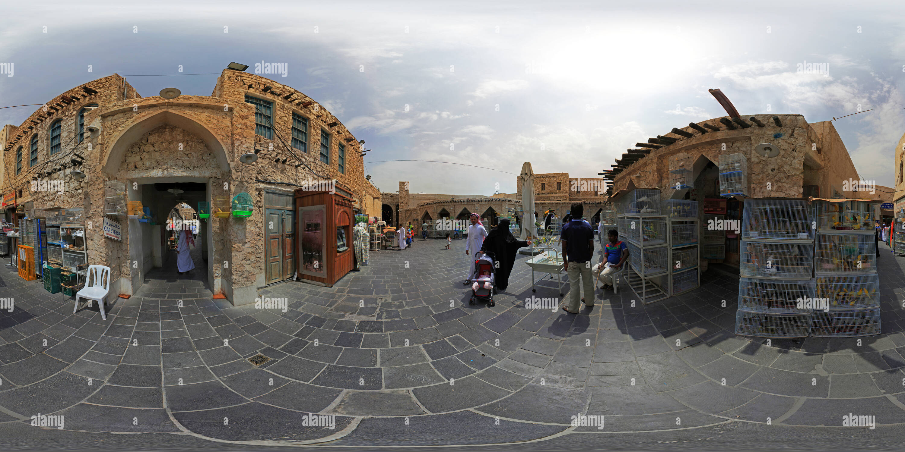 360° view of QATAR - Doha - Souq Waqif 4 - Alamy