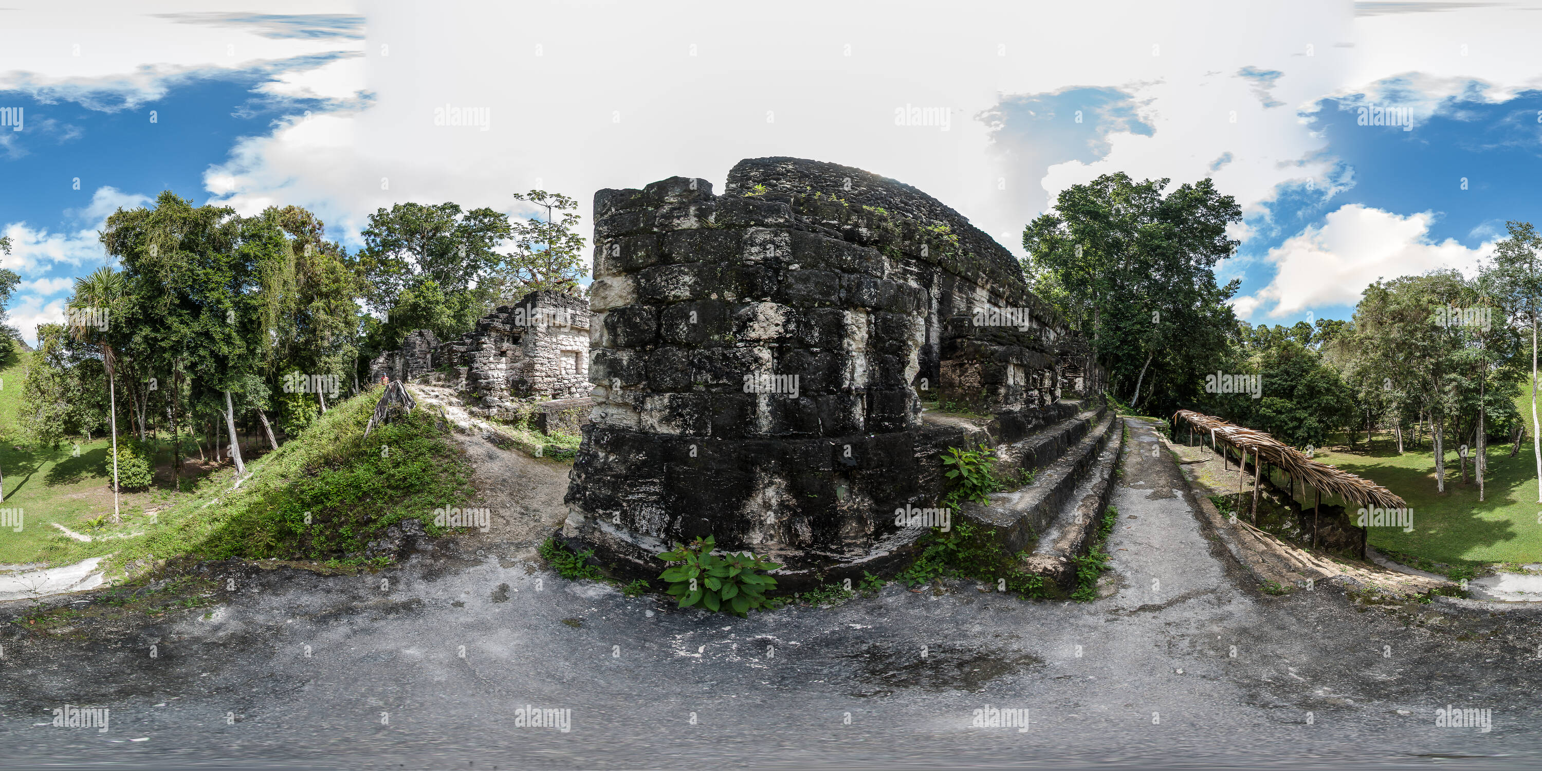 The seven temples of tikal hi-res stock photography and images - Alamy
