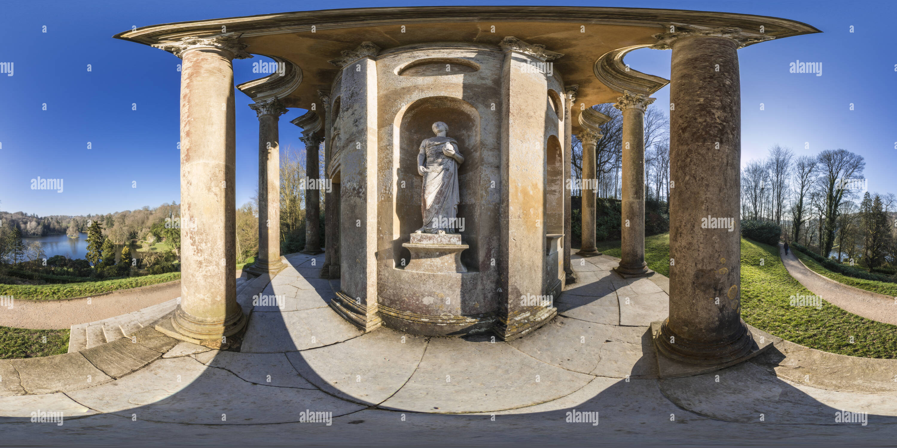 The temple of apollo and stourhead hi-res stock photography and images ...