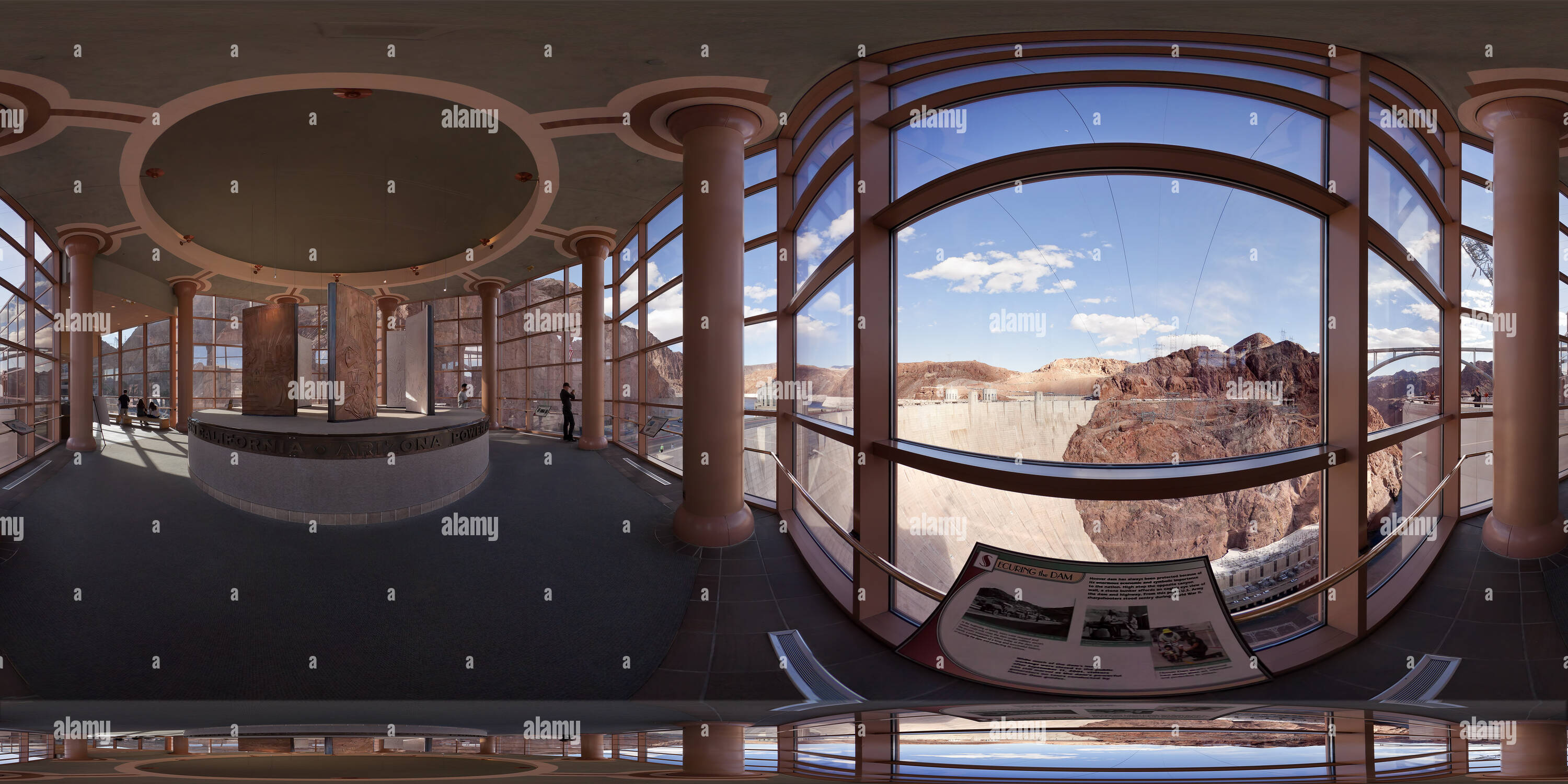 360° view of Hoover Dam Observation Deck - Alamy