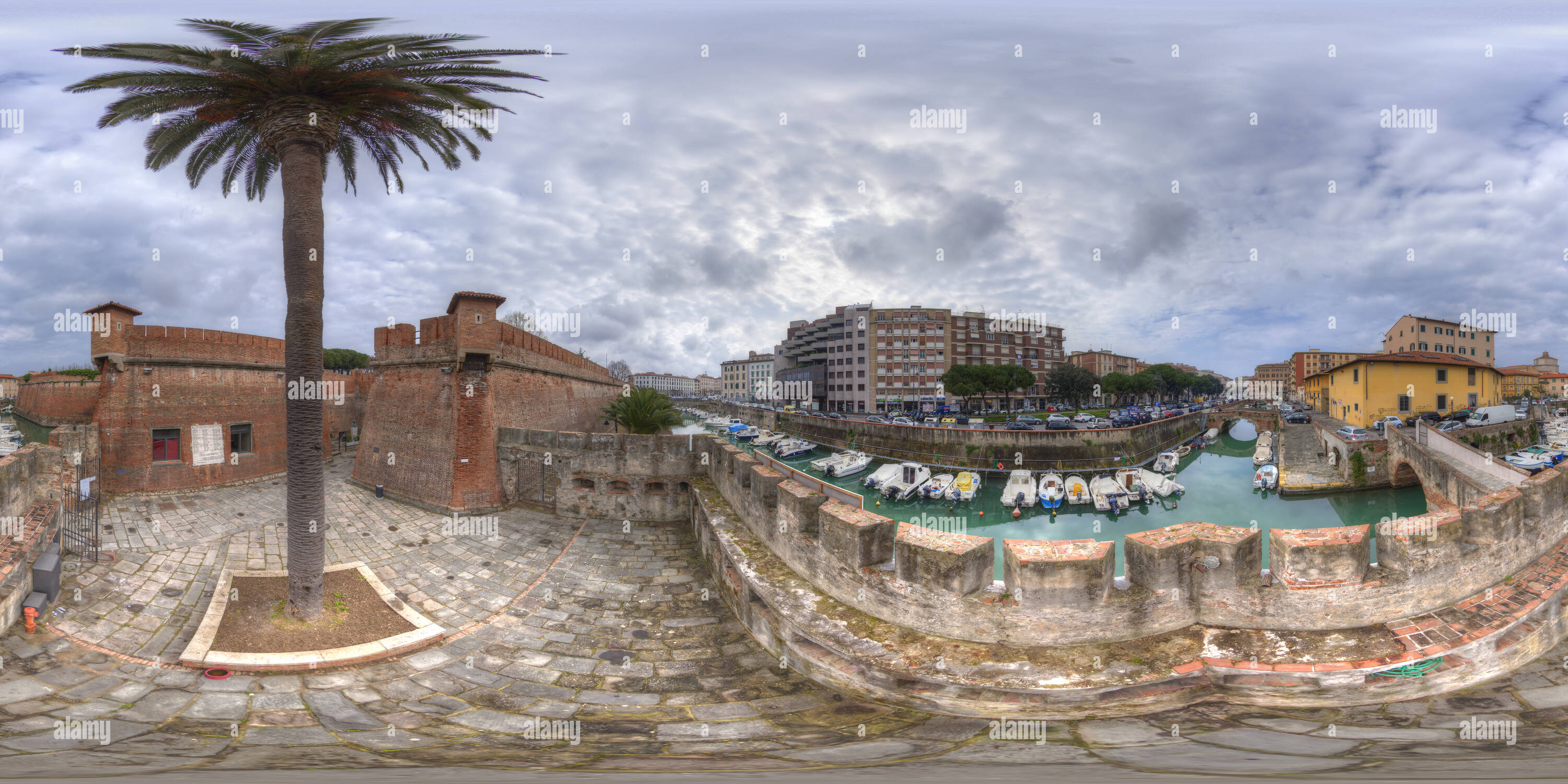 360° view of Fortezza Nuova - Livorno - Alamy