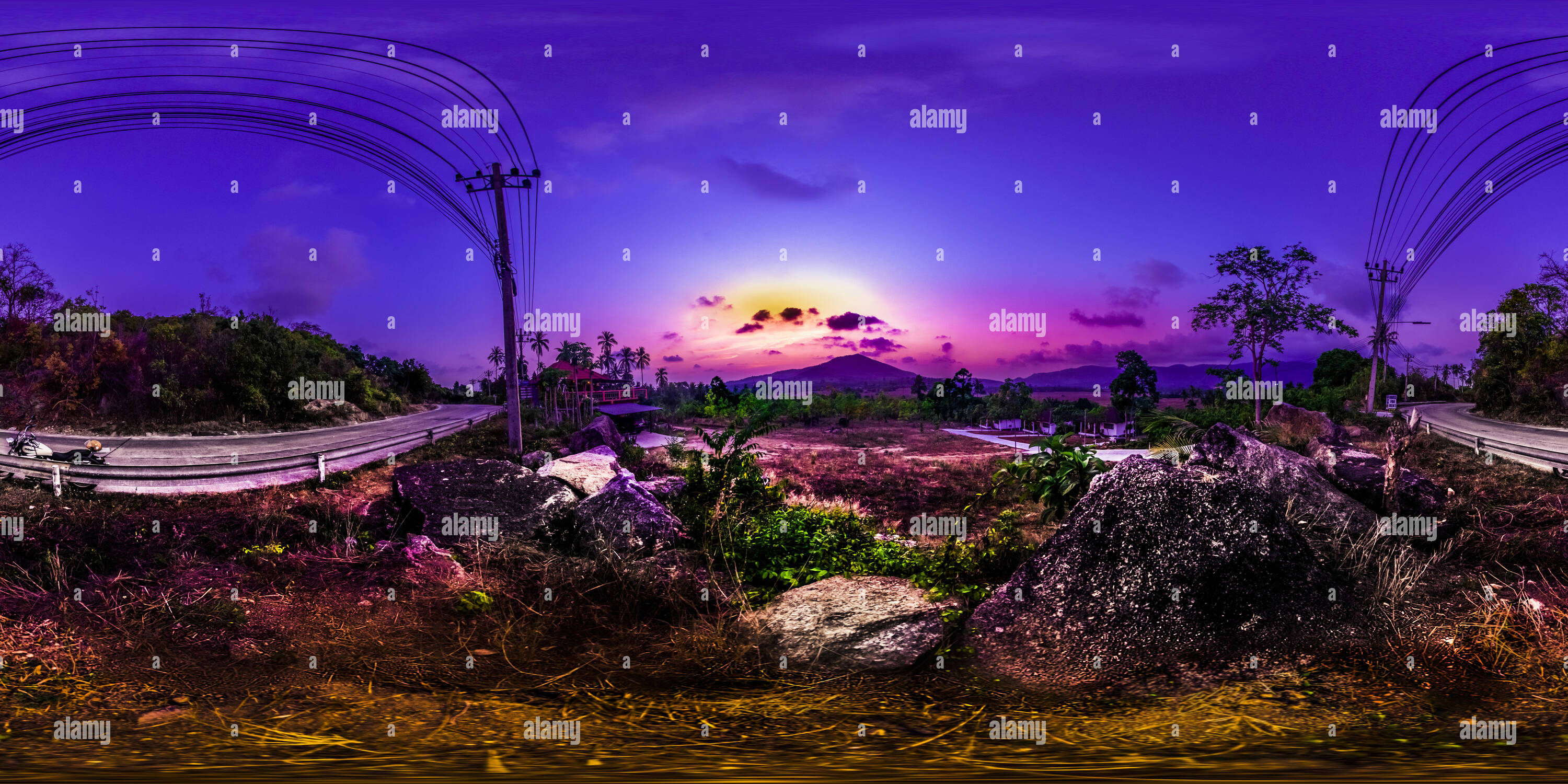 Samui road hi-res stock photography and images - Alamy